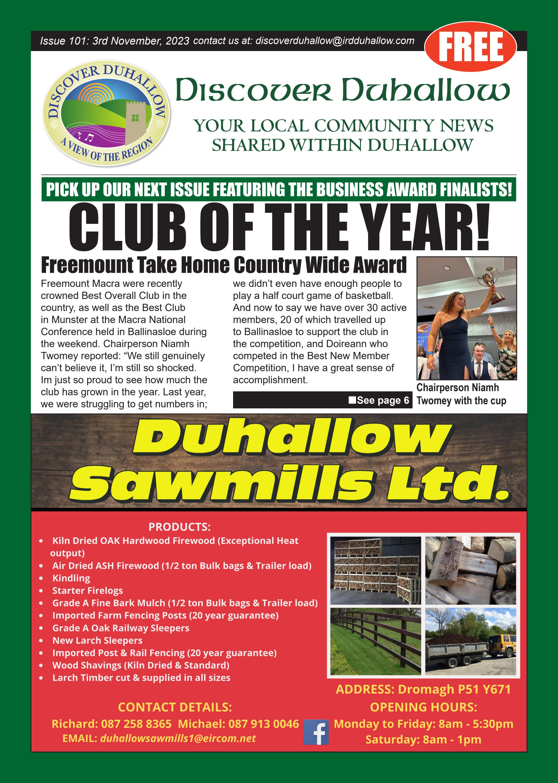 Discover Duhallow Issue 101 by IRD Duhallow - Issuu