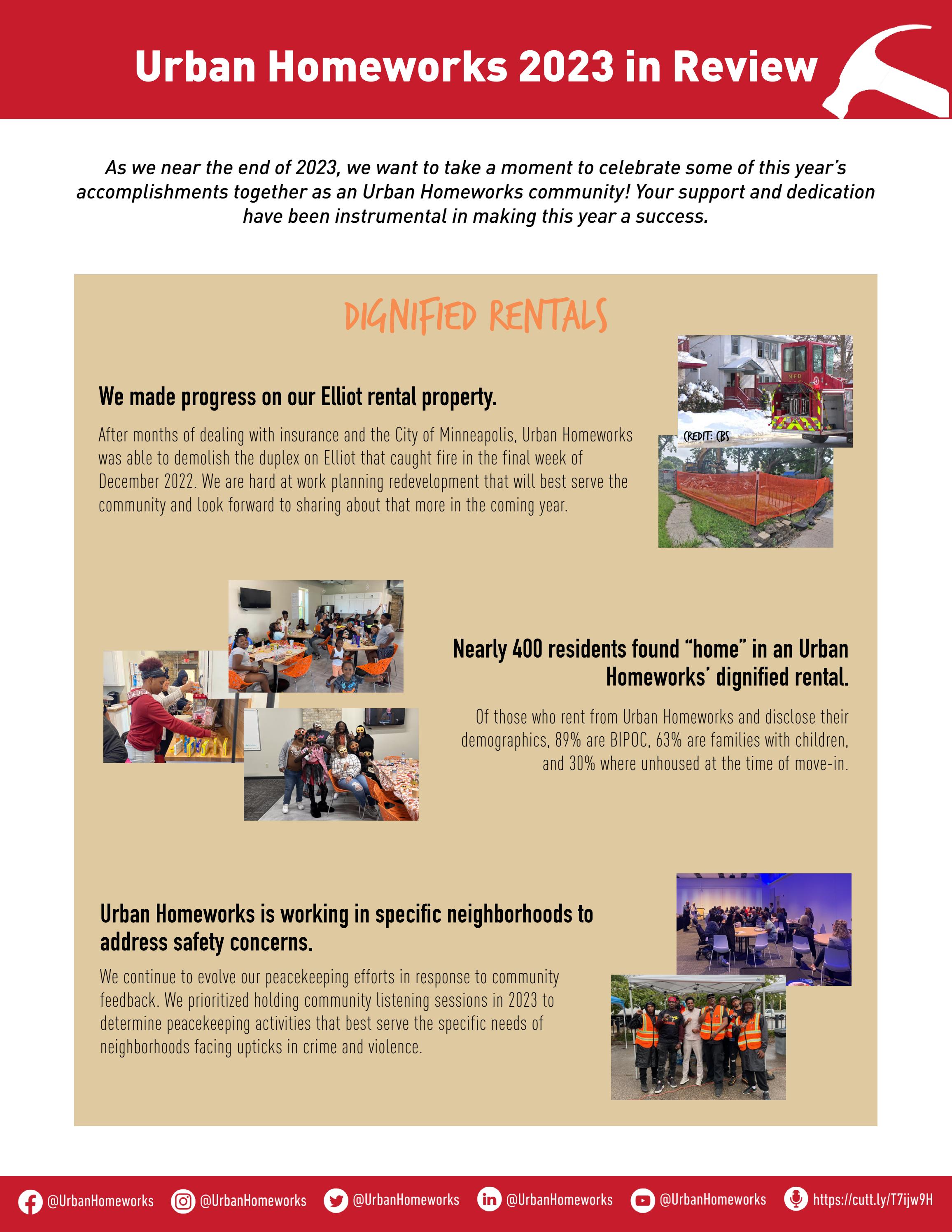 Urban Homeworks 2023 Year in Review by Urban Homeworks - Issuu