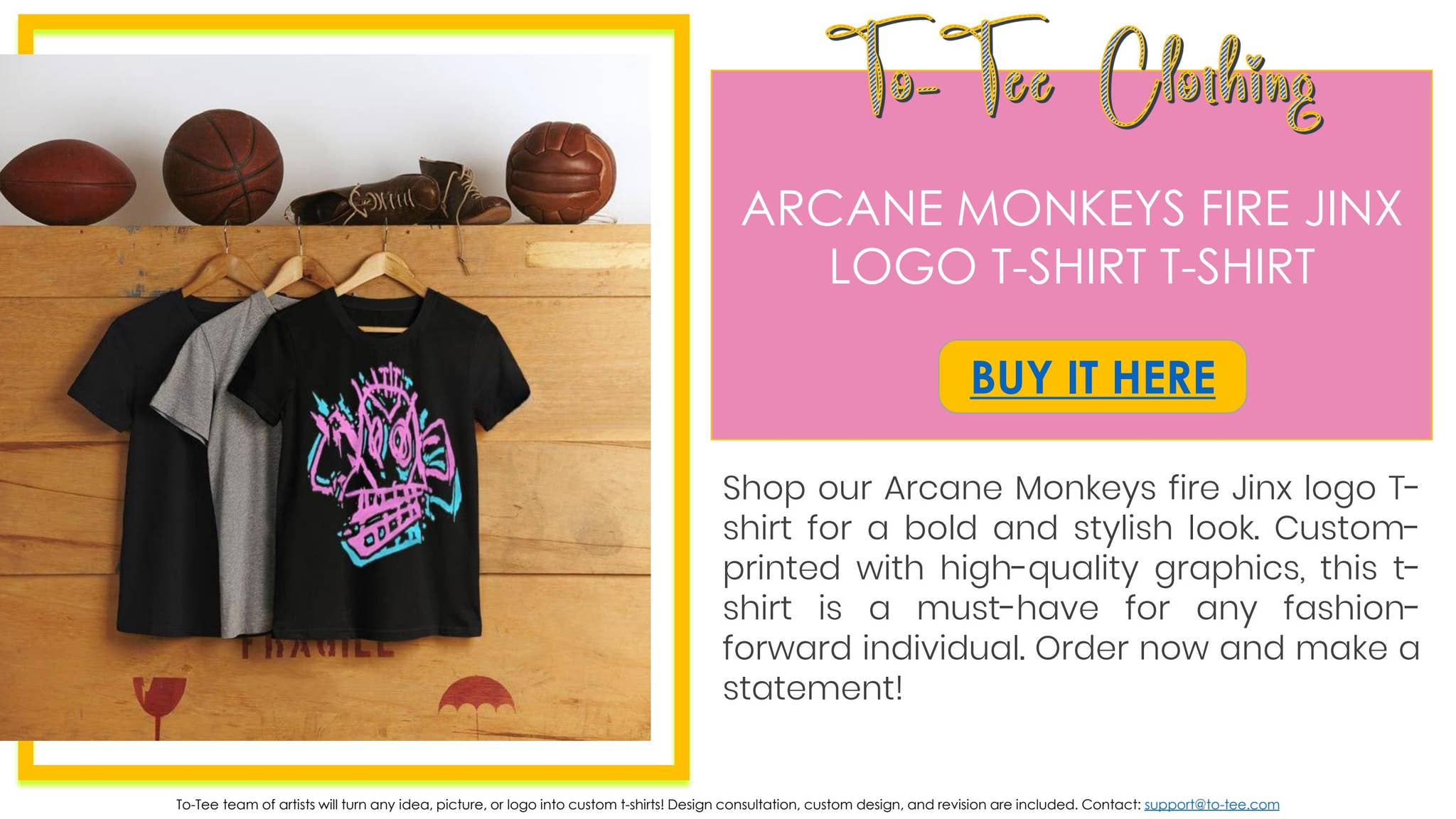 Arcane Monkeys fire Jinx logo T-shirt t-shirt by Matthewteeshirts - Issuu