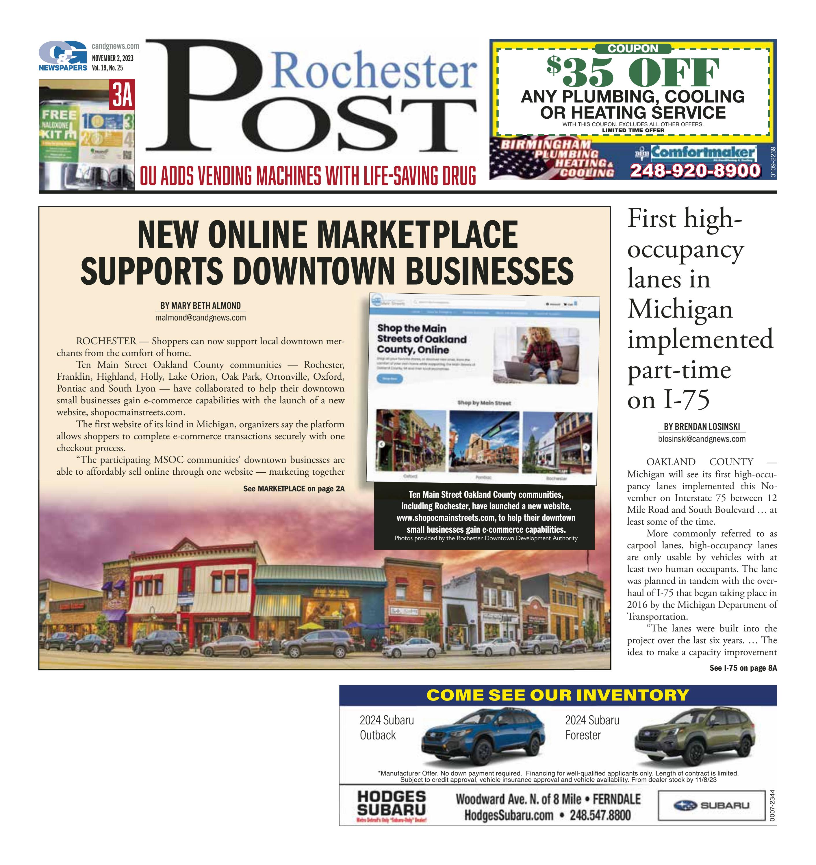 11/2/23 Rochester Post by C & G Newspapers - Issuu