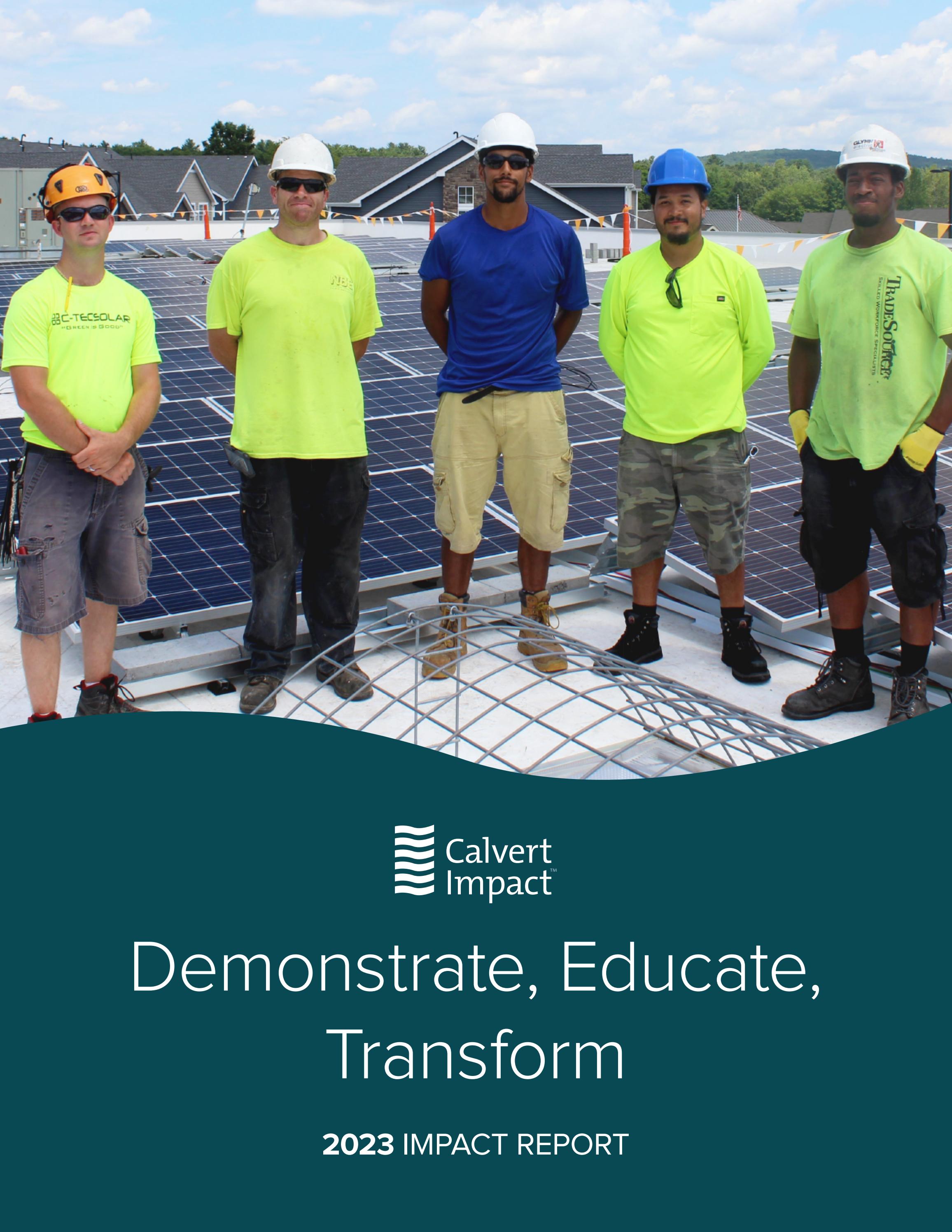 Calvert Impact 2023 Impact Report by Calvert Impact - Issuu