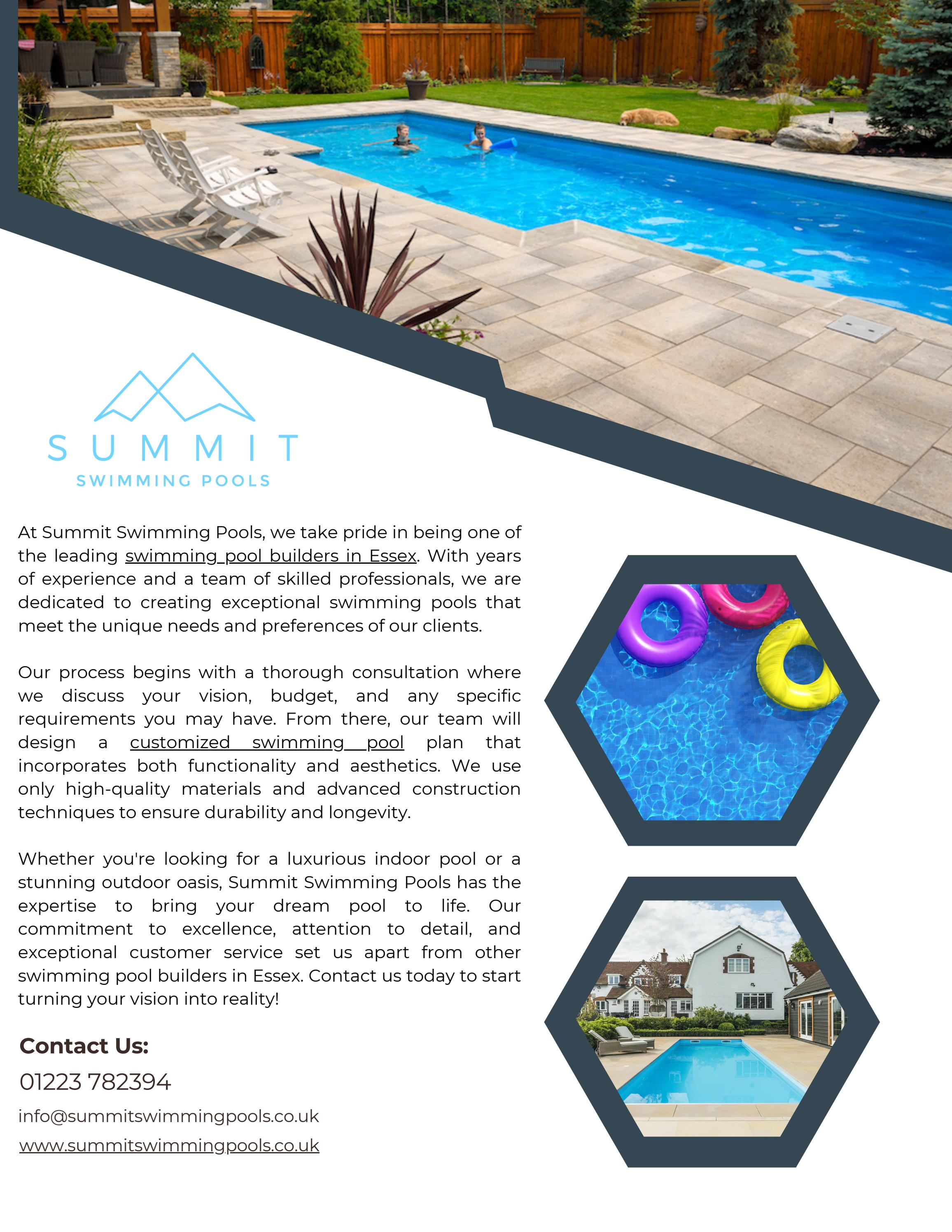Summit Swimming Pools by SummitLandscape39 - Issuu