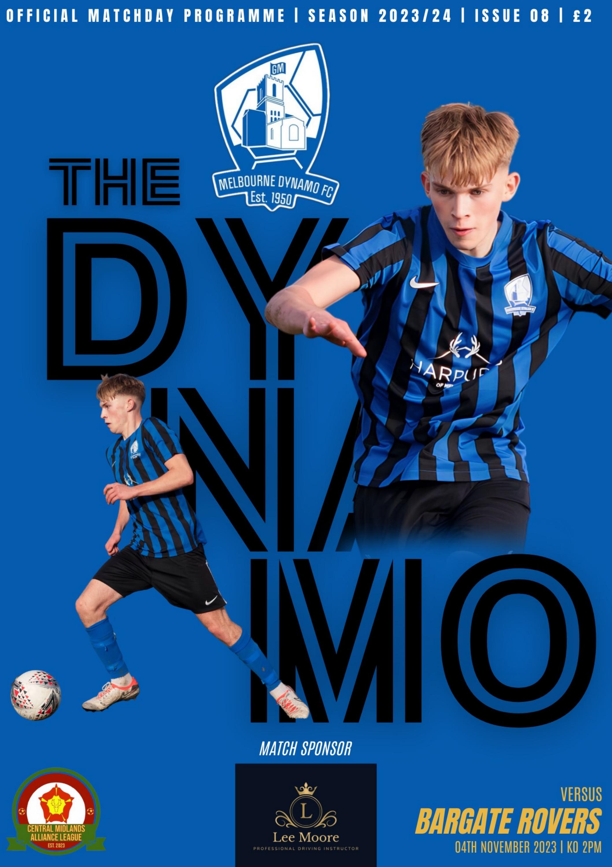 Issue 08: Bargate Rovers (04th November 2023) by Melbourne Dynamo FC ...