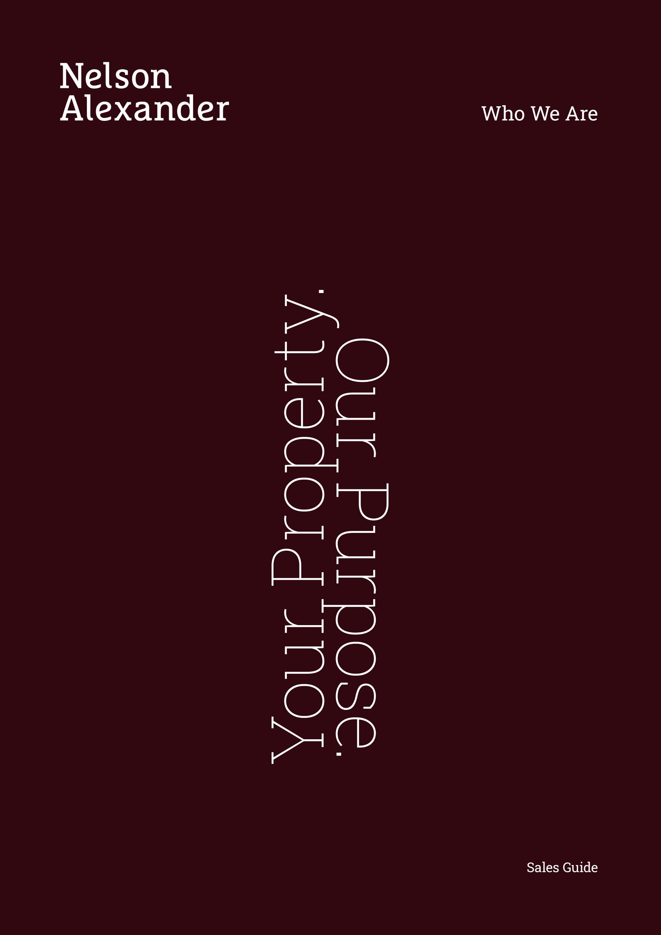 Nelson Alexander: Who We Are Sales Guide (Fitzroy) by remagazines - Issuu