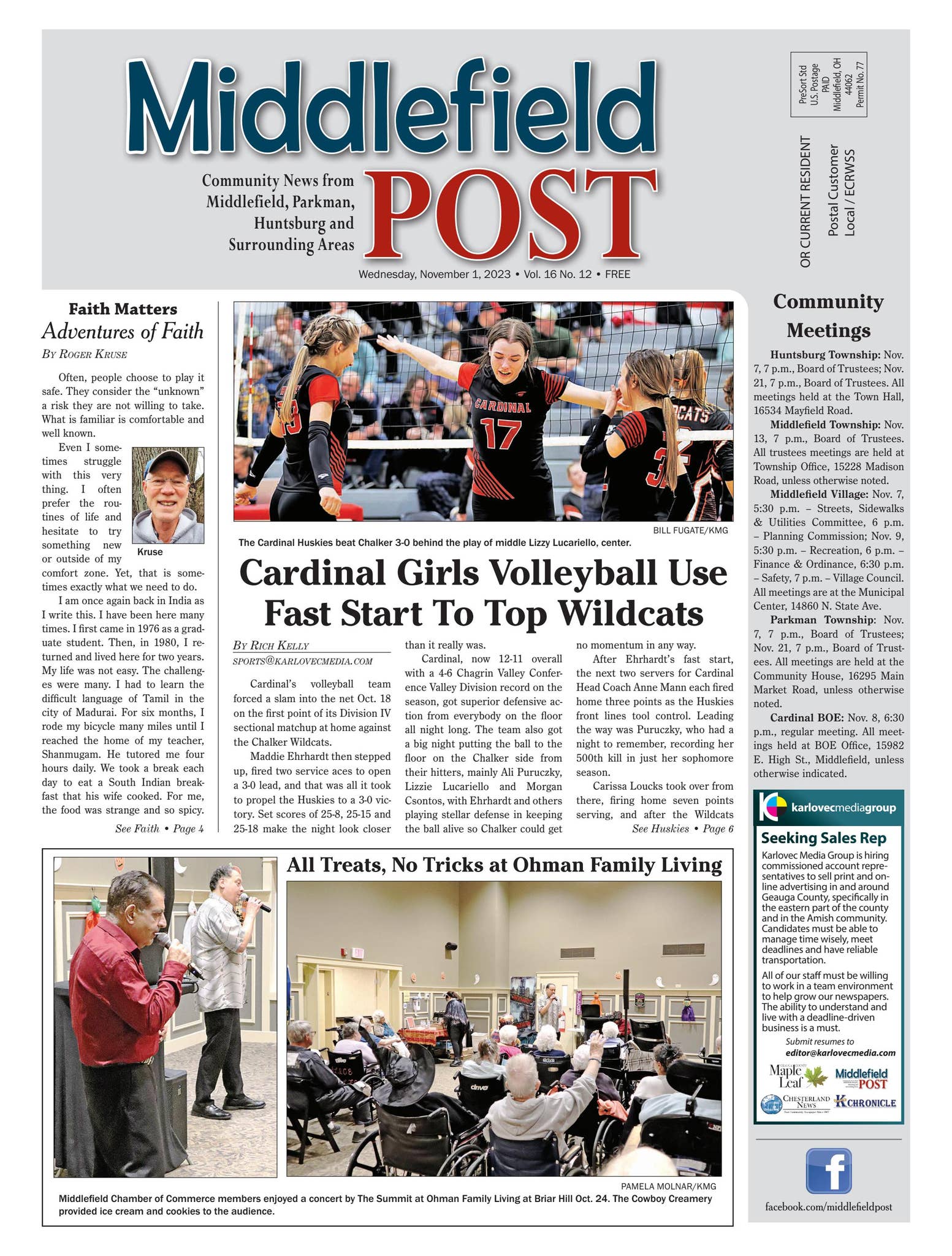 Middlefield Post 11-1-2023 by Geauga County Maple Leaf - Issuu