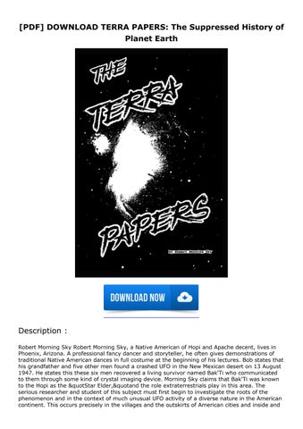 [PDF] DOWNLOAD TERRA PAPERS: The Suppressed History of Planet Earth by ...