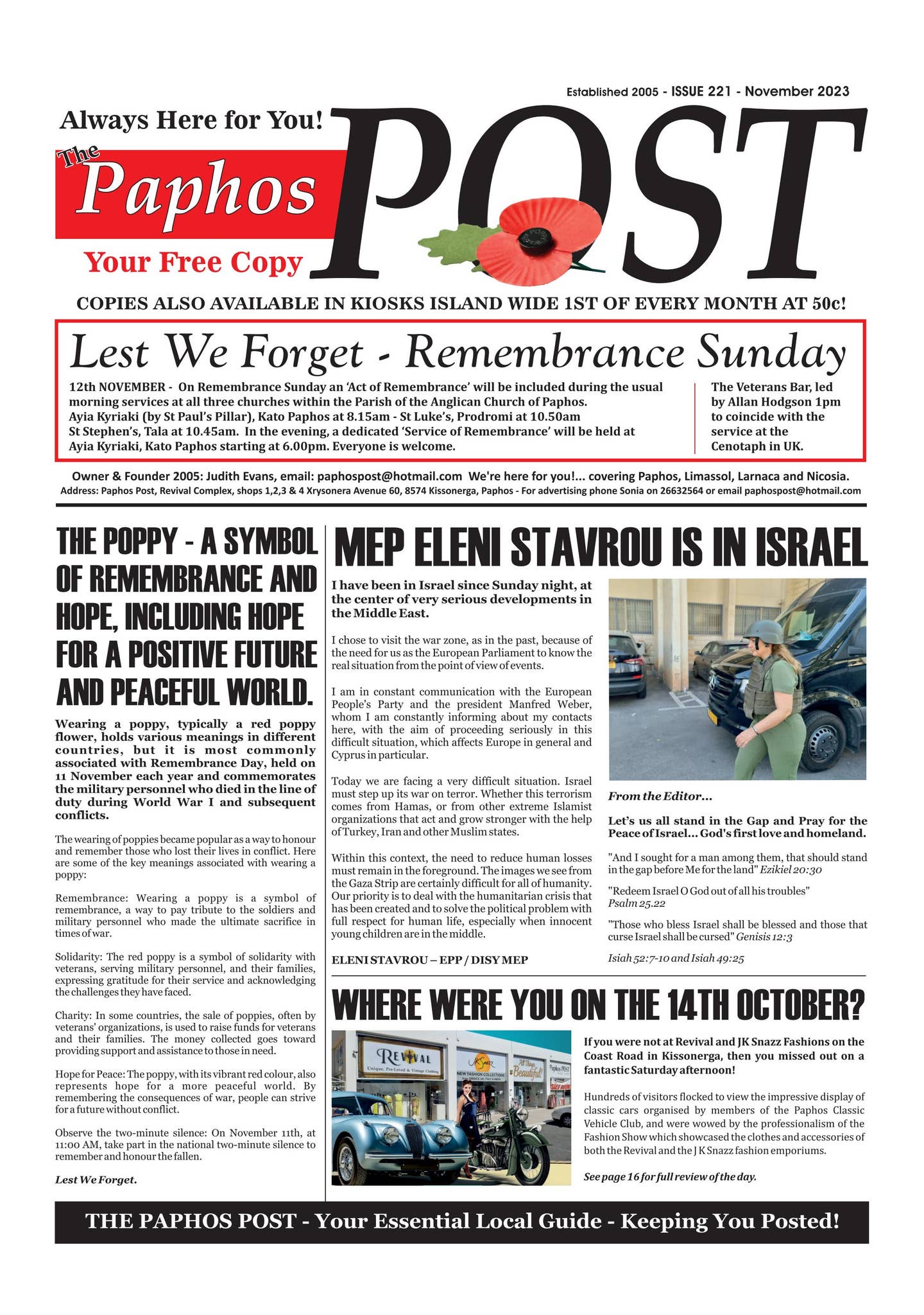 Paphos Post November 2023 by paphospost - Issuu