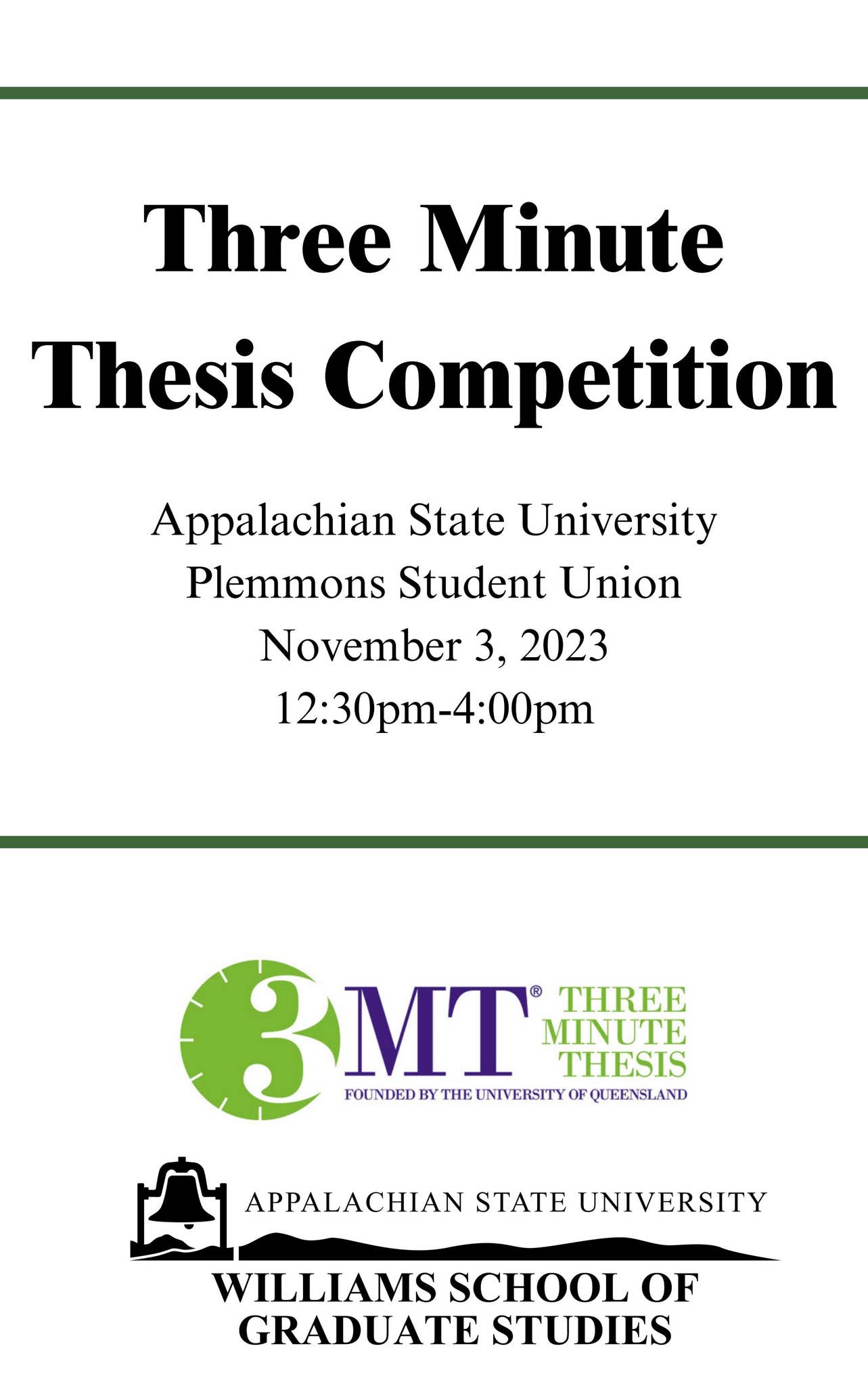 3MT 2023 Program by Maddy Wilson - Issuu