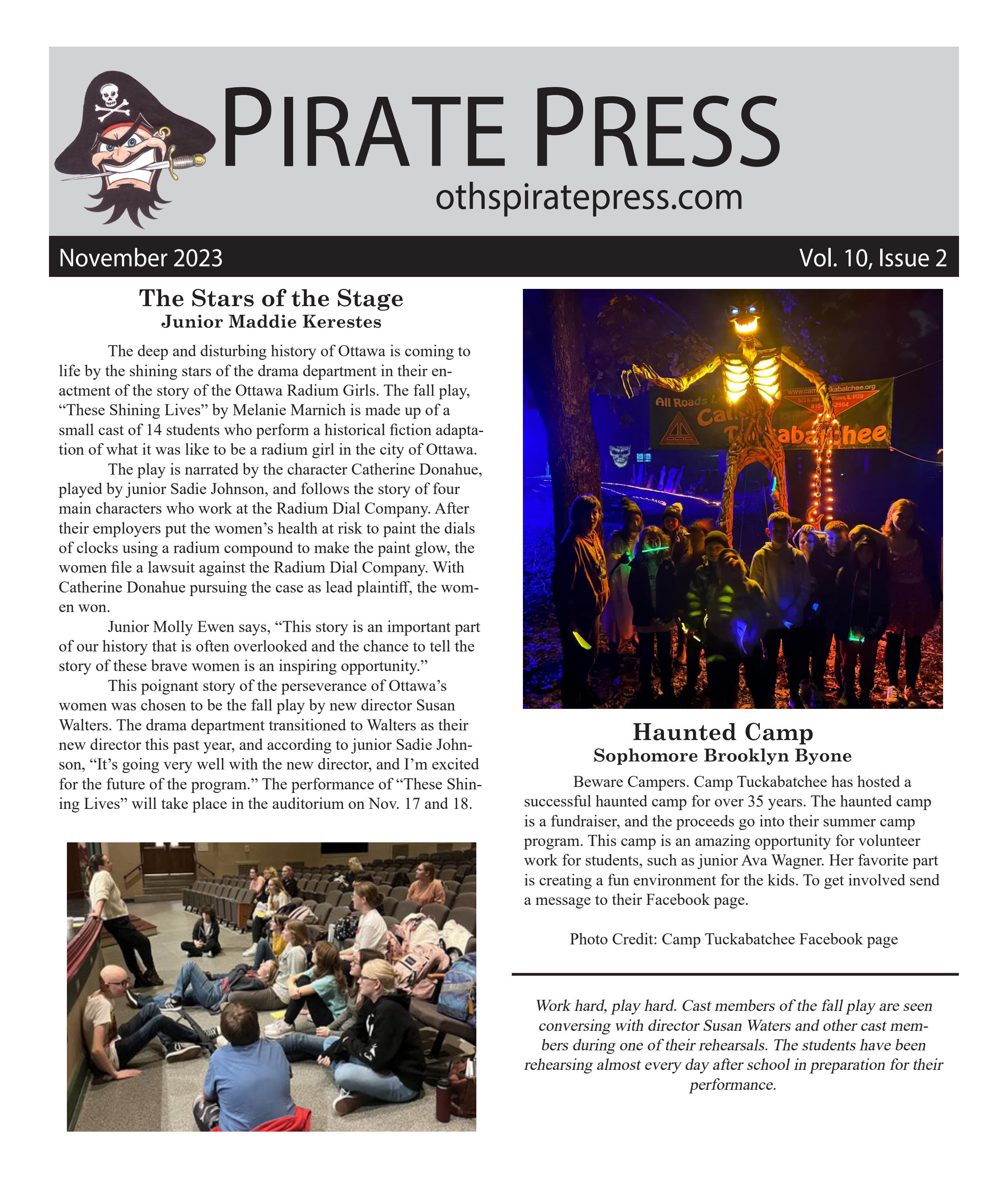 Pirate Press_November 2023 (Vol. 10, Issue 2) by Shaw Media - Issuu