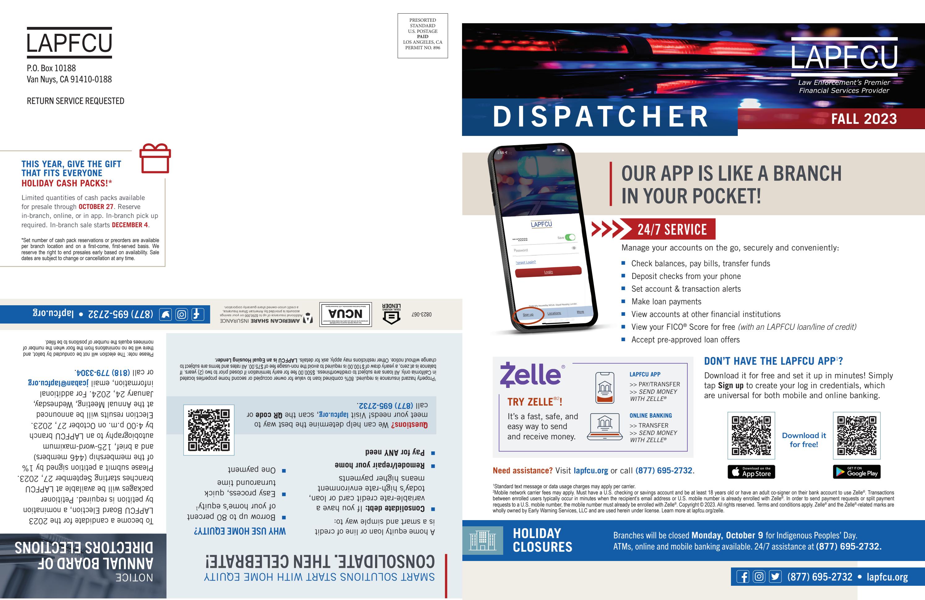 LAPFCU FALL DISPATCHER 2023 by lapfcu - Issuu