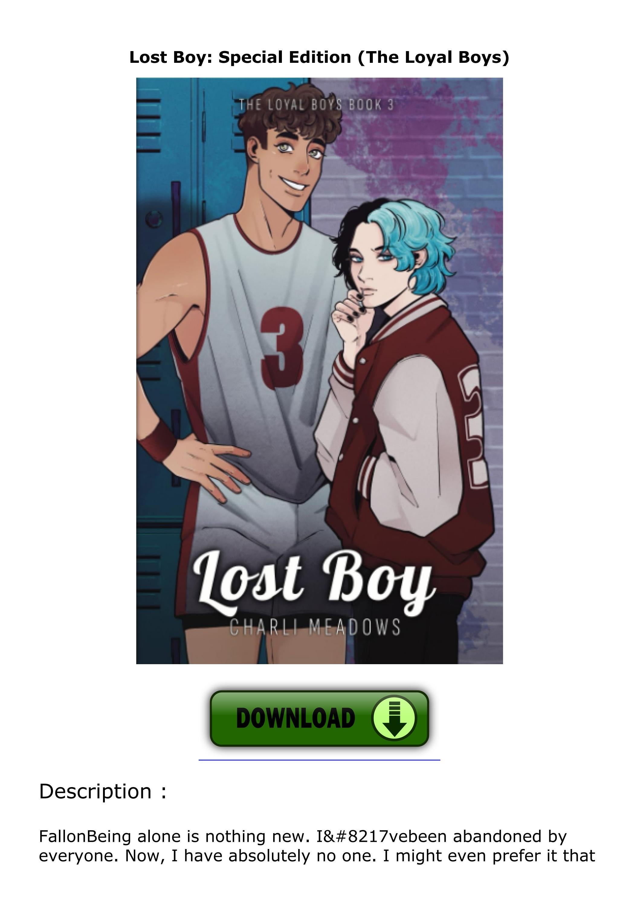 READ [PDF] Lost Boy: Special Edition (The Loyal Boys) by ...