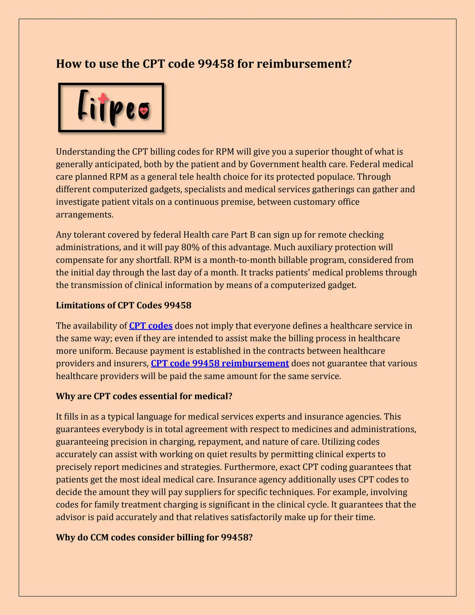 How to use the CPT code 99458 for reimbursement? by fitpeo - Issuu