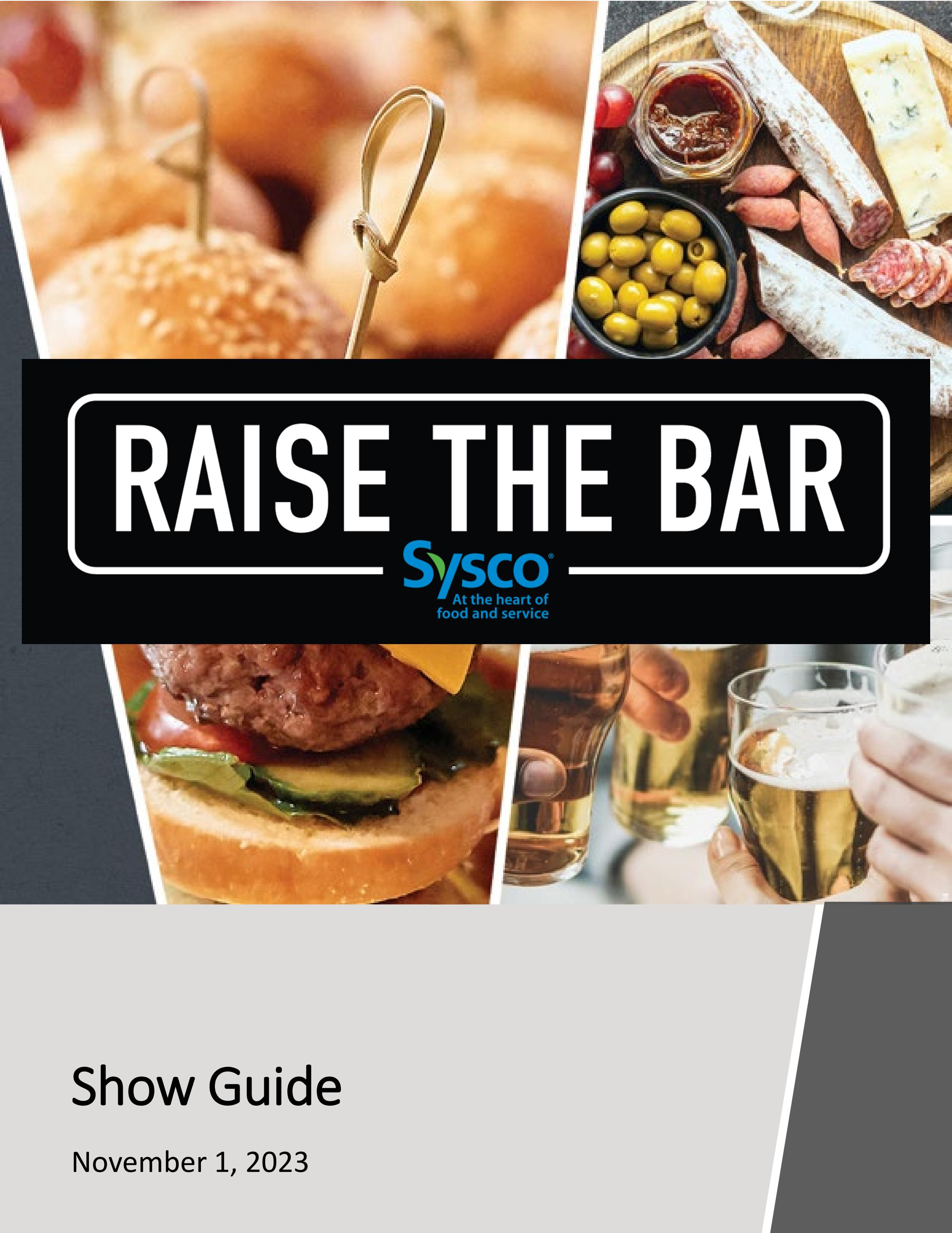 Raise the Bar Show Guide 2023 by Sysco Central Plains - Issuu