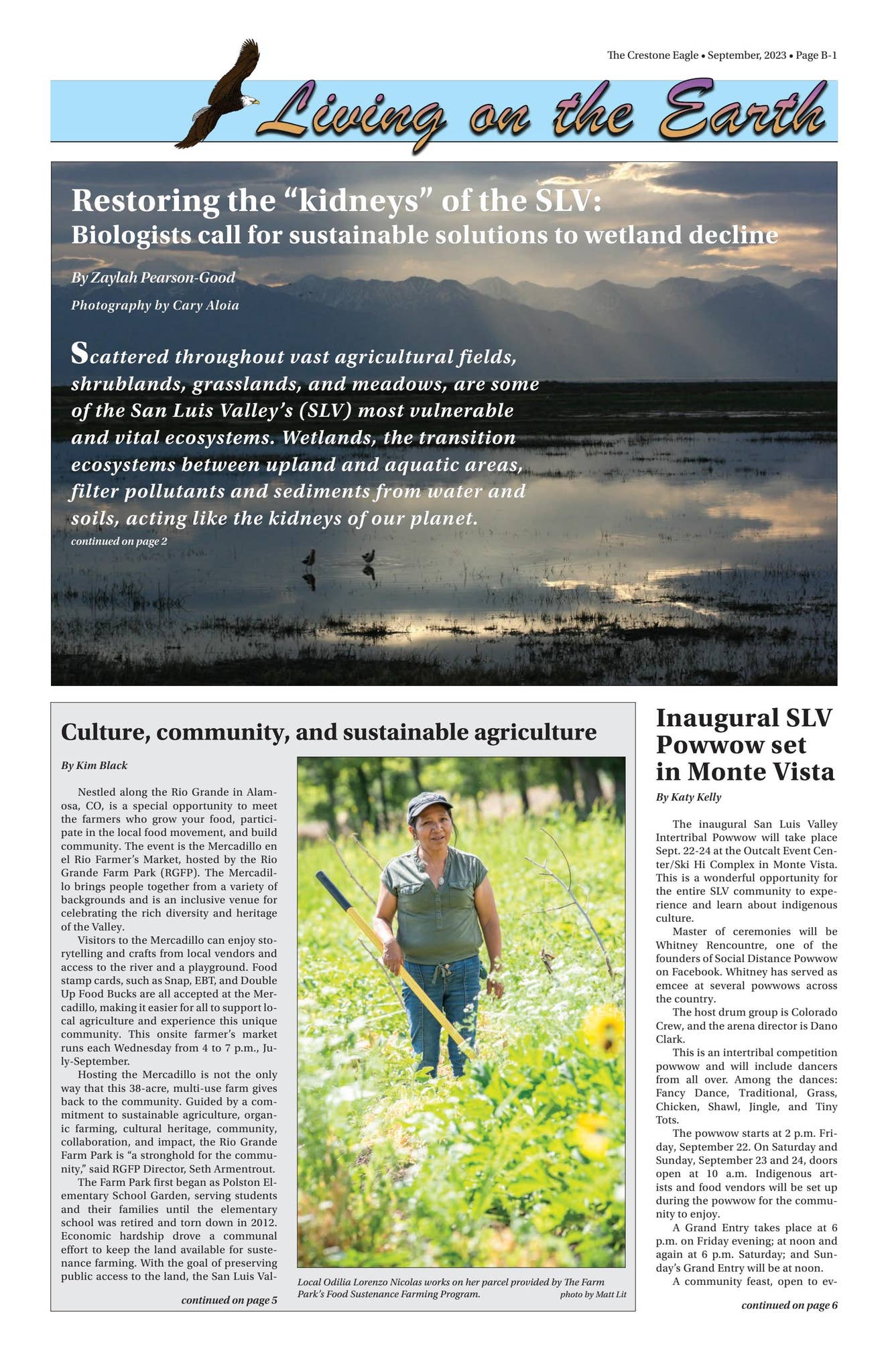 The Crestone Eagle - September '23 - B section by Matt Lit - Issuu