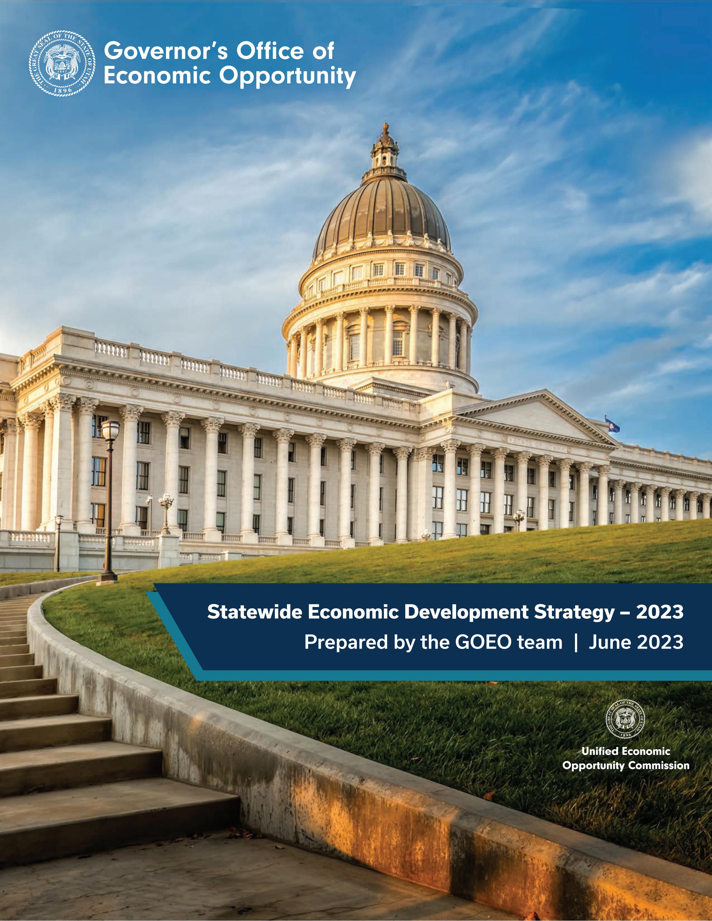 Statewide Economic Development Strategy 2023 by Utah Governor's Office ...