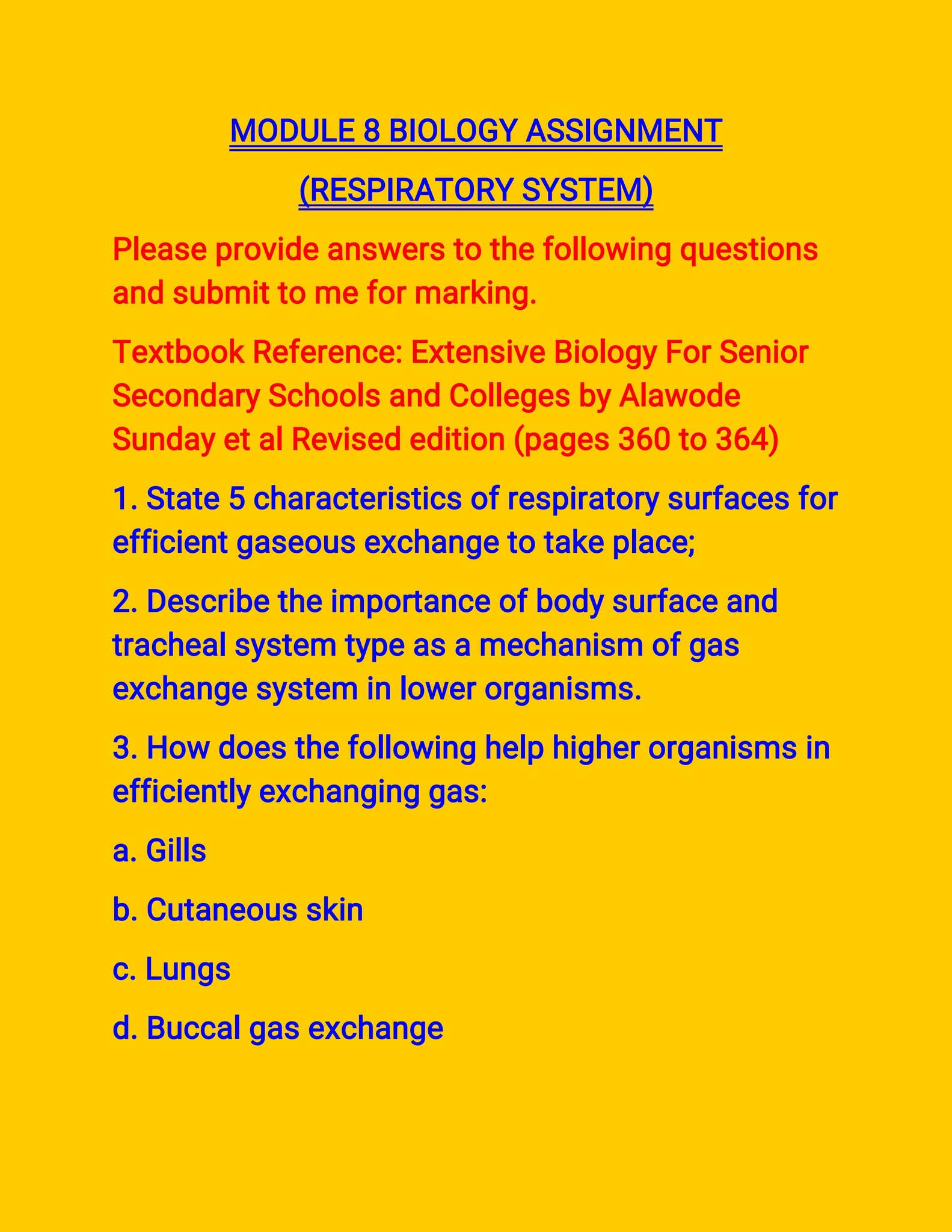 MODULE 8 ASSIGNMENT ON RESPIRATORY SYSTEM by Gra chef - Issuu