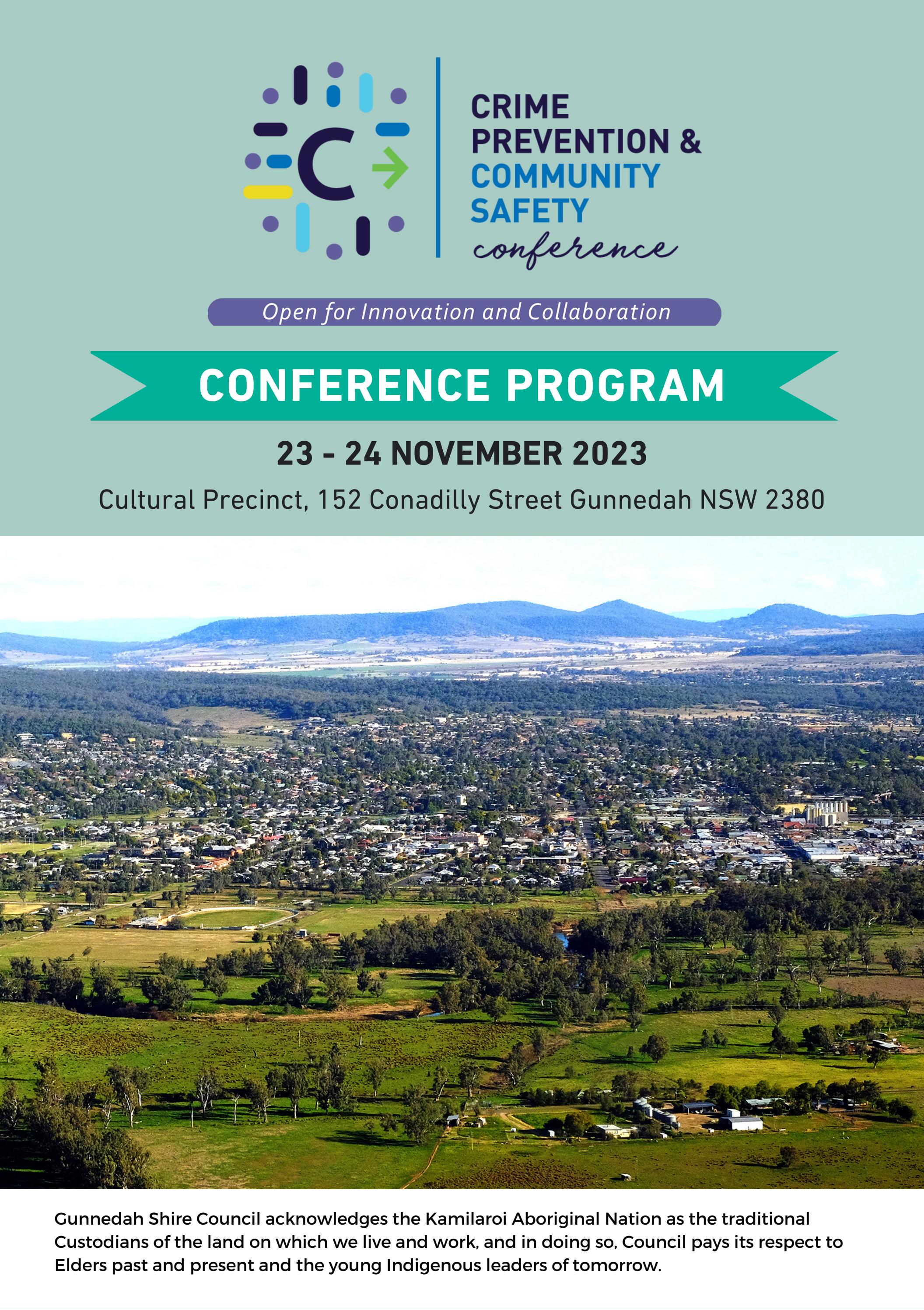 Crime Prevention & Community Safety Conference Program 2023 | Gunnedah ...