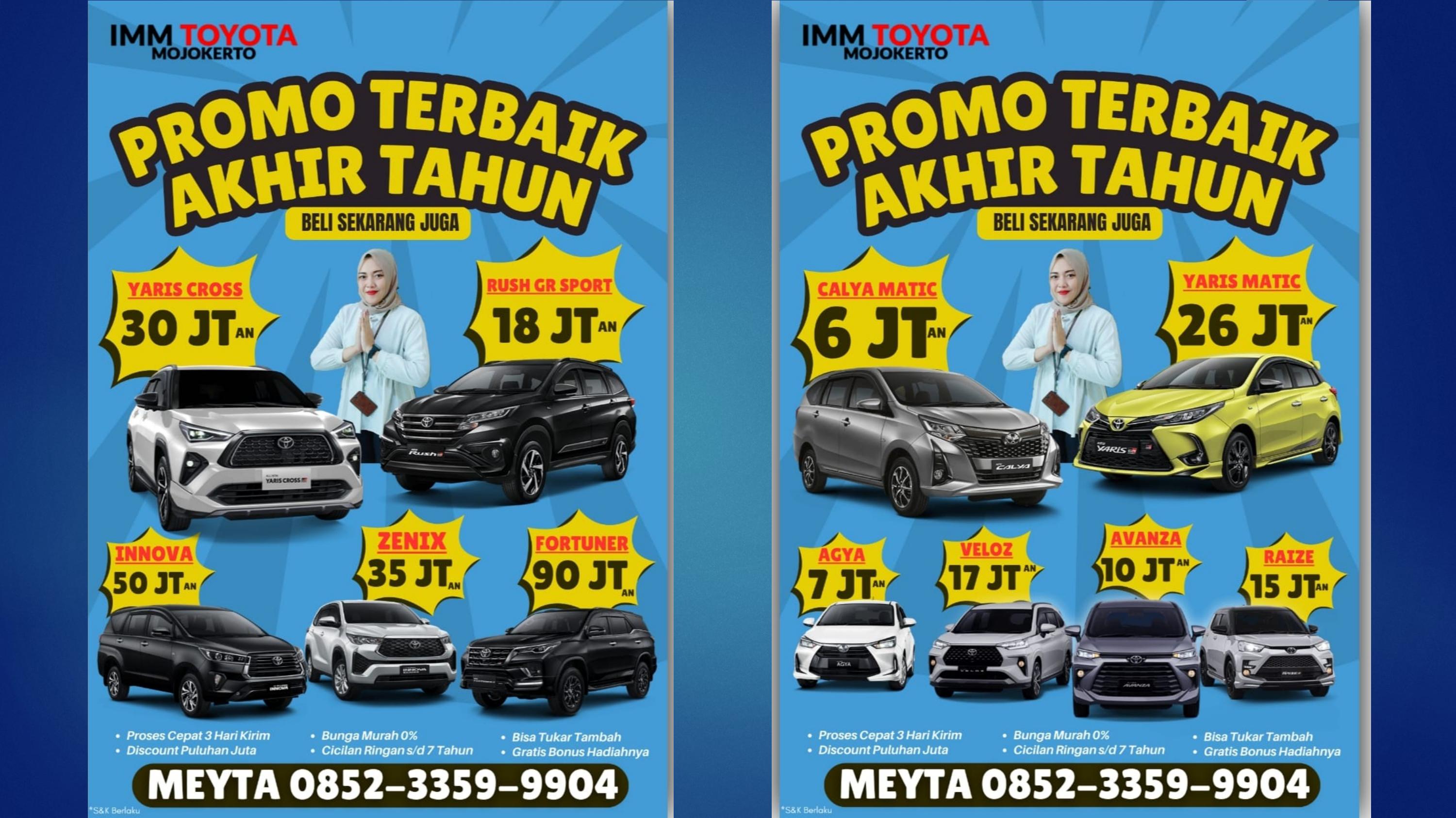 0852-3359-9904 Promo Toyota Mojokerto Meyta by toko november - Issuu