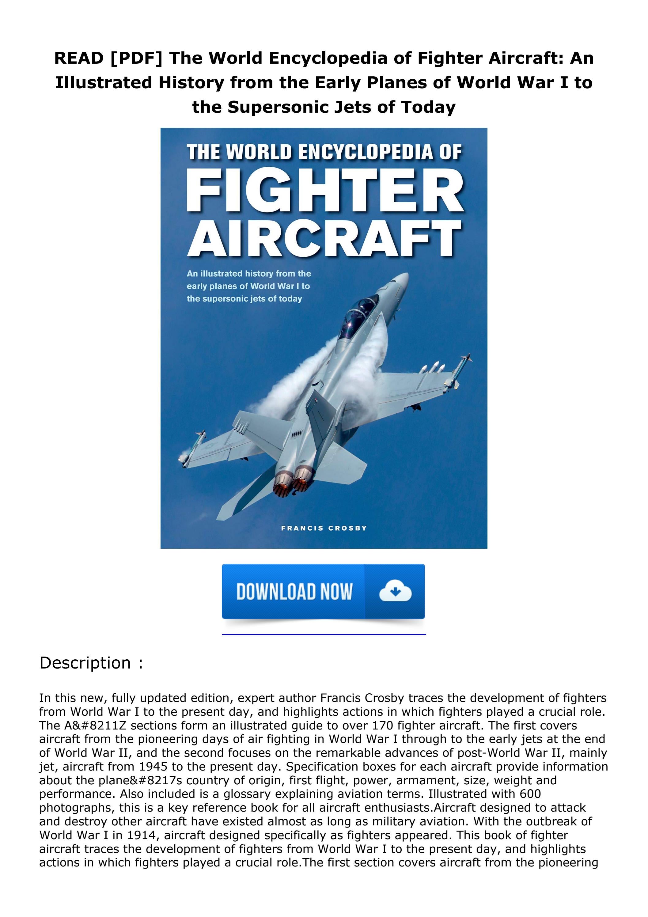 READ [PDF] The World Encyclopedia of Fighter Aircraft: An Illustrated ...