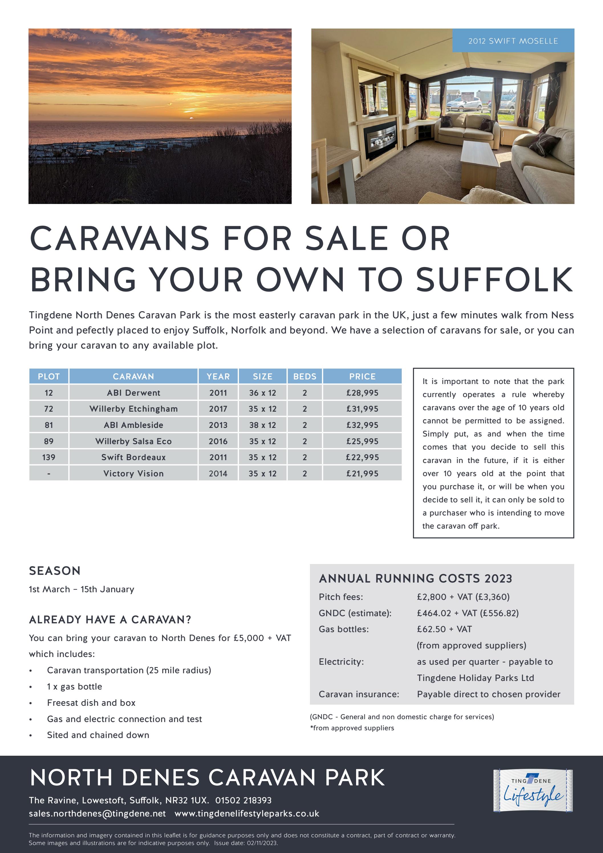 North Denes Pricelist by Tingdene Group - Issuu