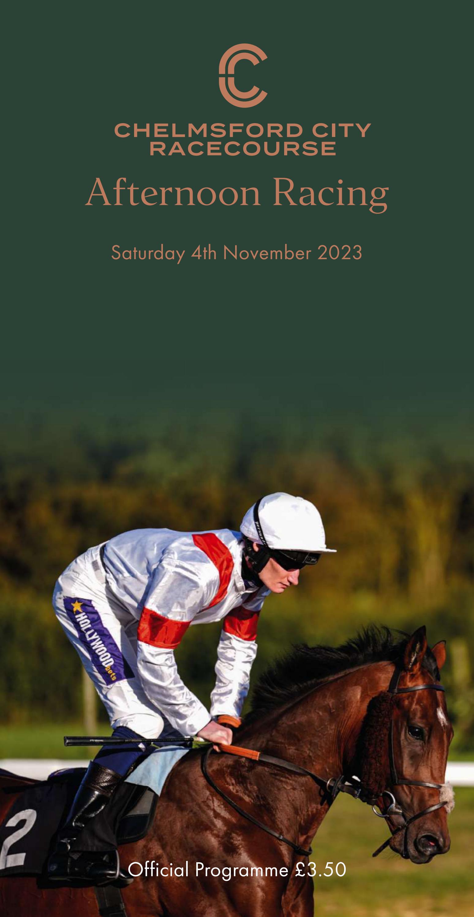 Chelmsford City Racecard - Saturday 4th November by Weatherbys - Issuu