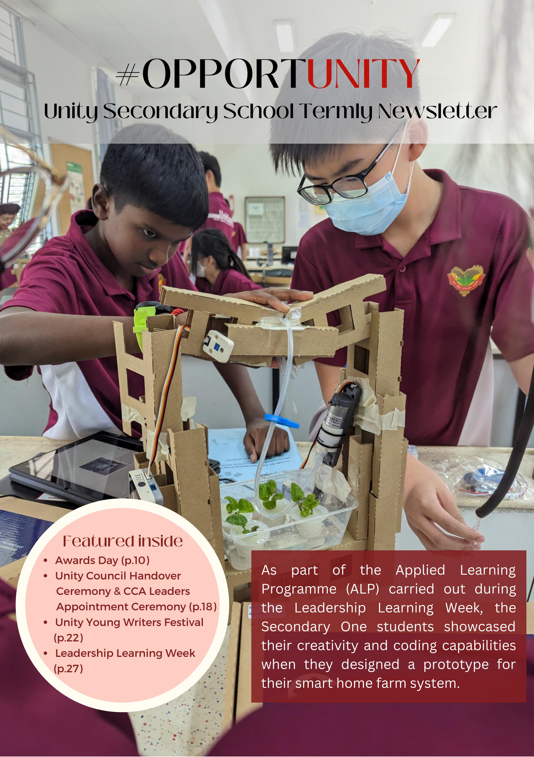 Unity Sec Term 2 Newsletter (2023) by unitysec - Issuu