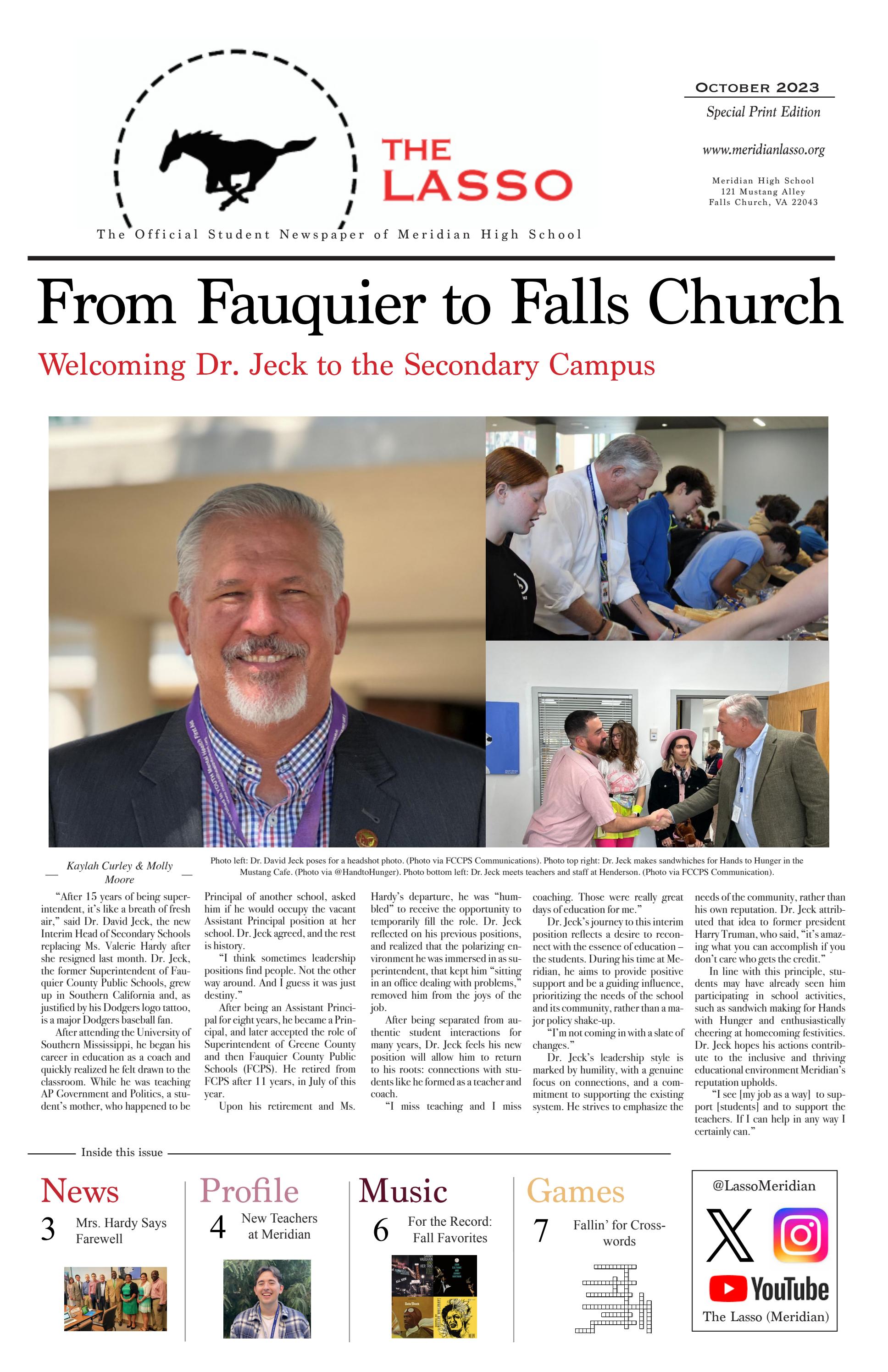 2023 Lasso Fall Newspaper by Kaylah Curley - Issuu