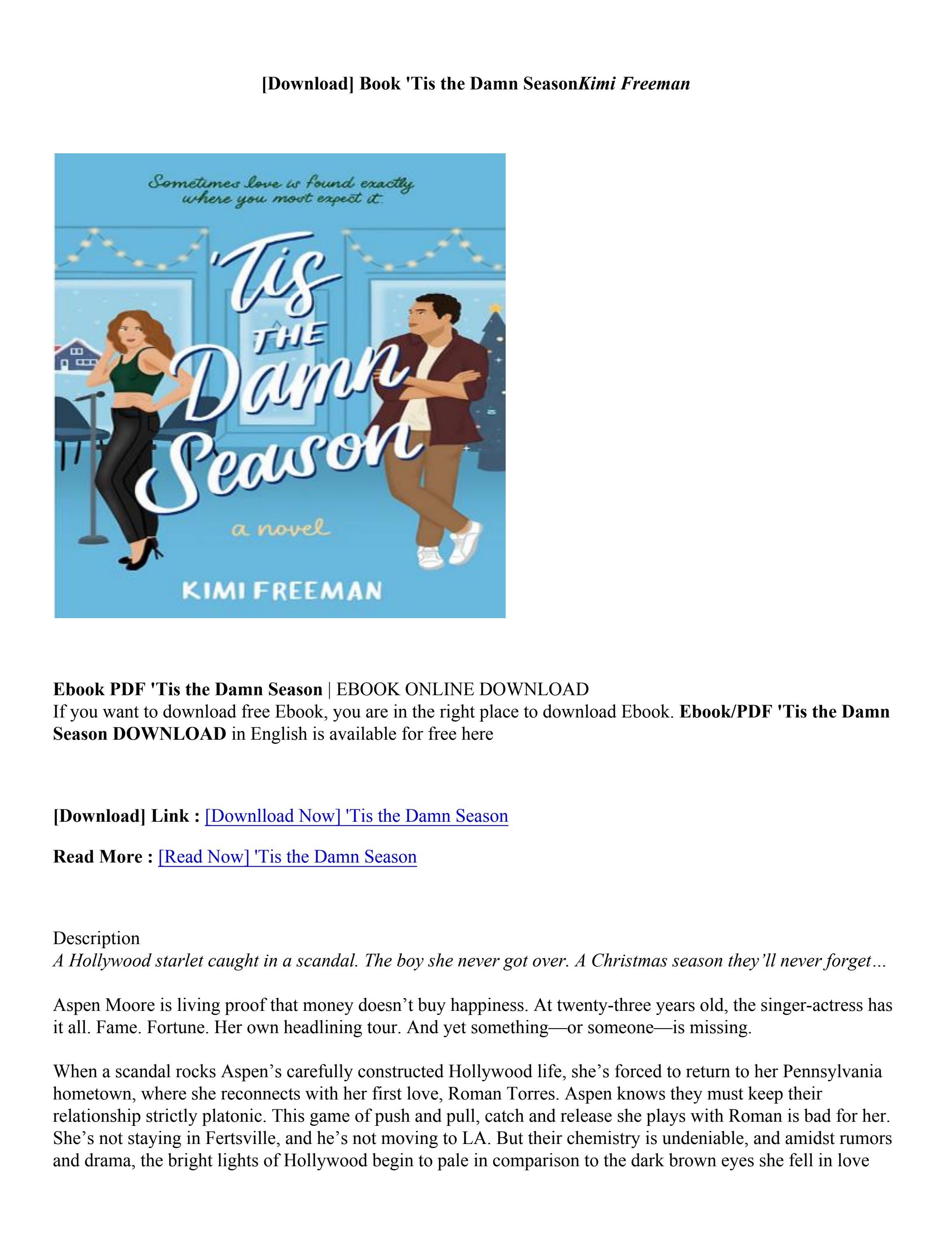 [PDF Download] 'Tis the Damn Season By Kimi Freeman by devoravivi77 - Issuu