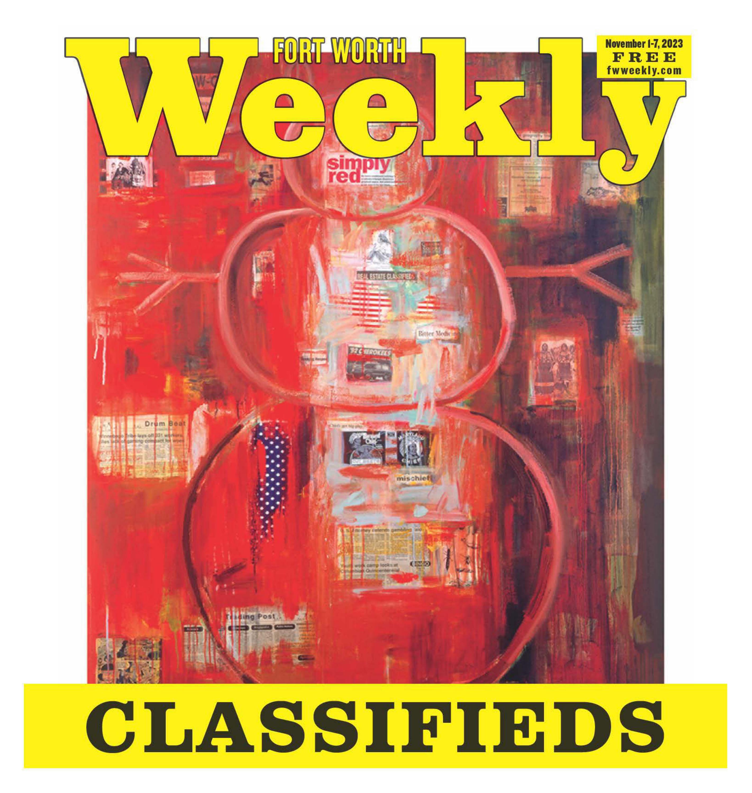 Fort Worth Weekly Classifieds // November 1-7, 2023 by Fort Worth ...