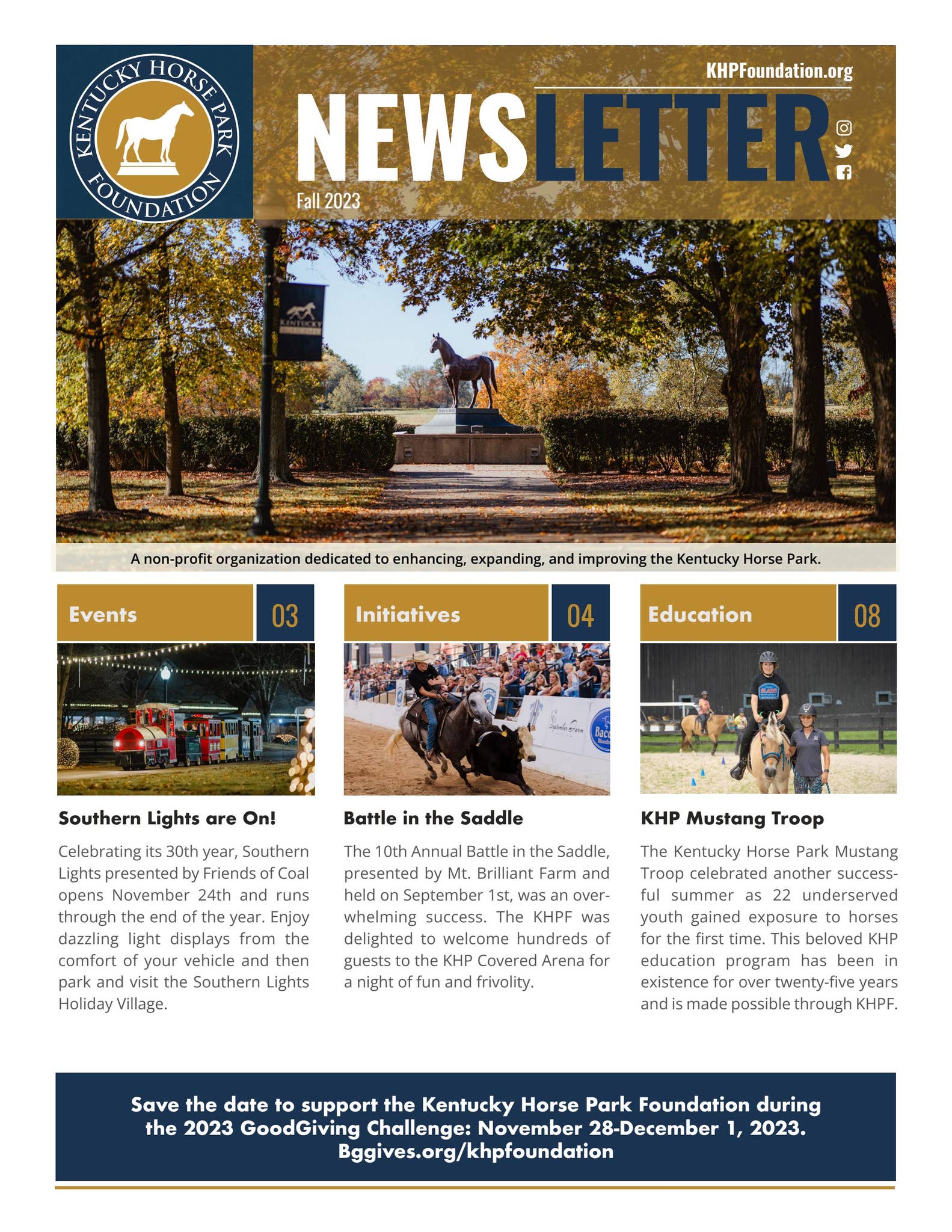 KHP Foundation Fall 2023 Newsletter by khpf5727 - Issuu