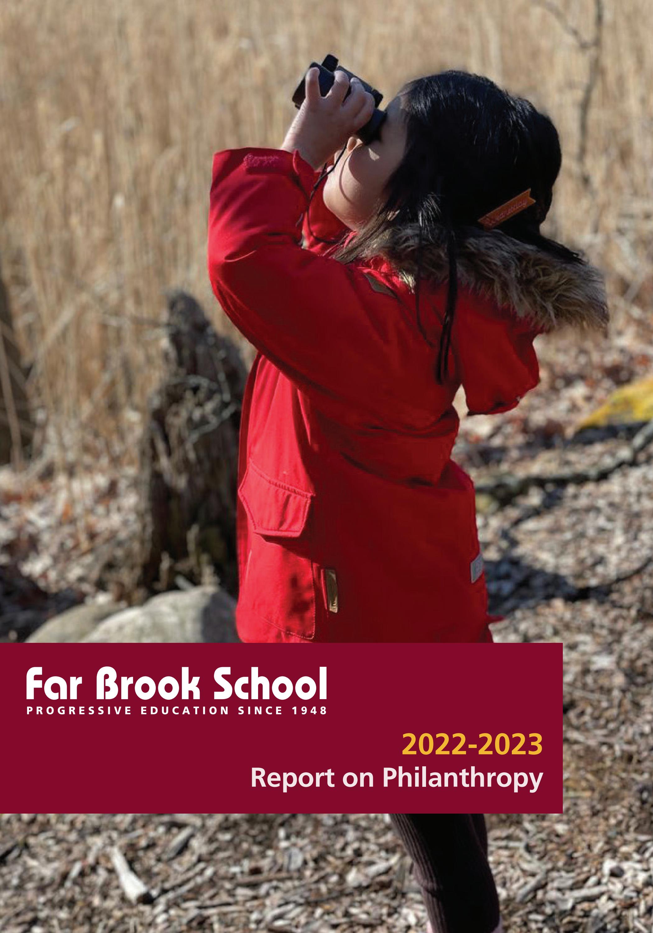 Far Brook School Report on Philanthropy 2022-2023 by Far Brook School ...