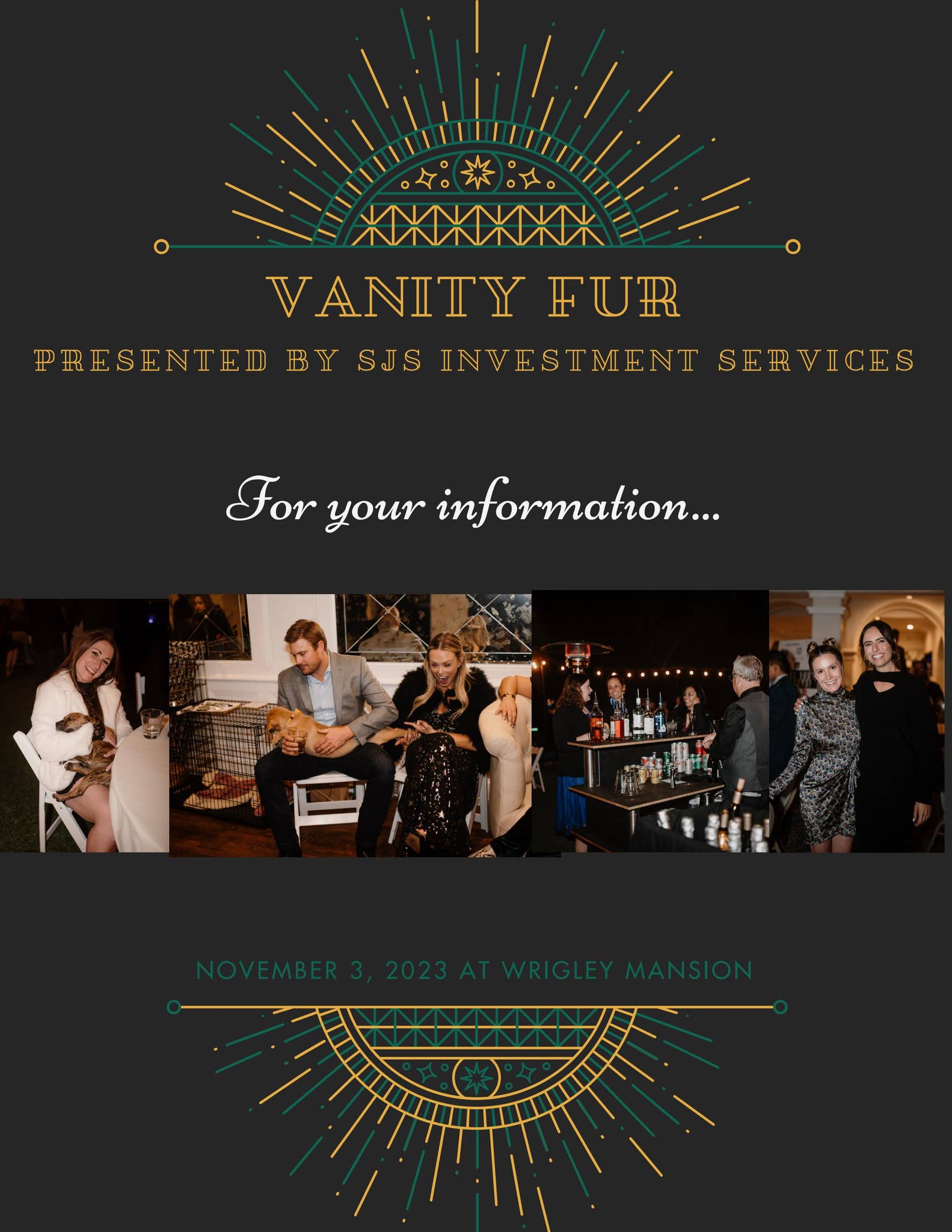 Vanity Fur Info Packet - Maps, Order of Events + More by ...