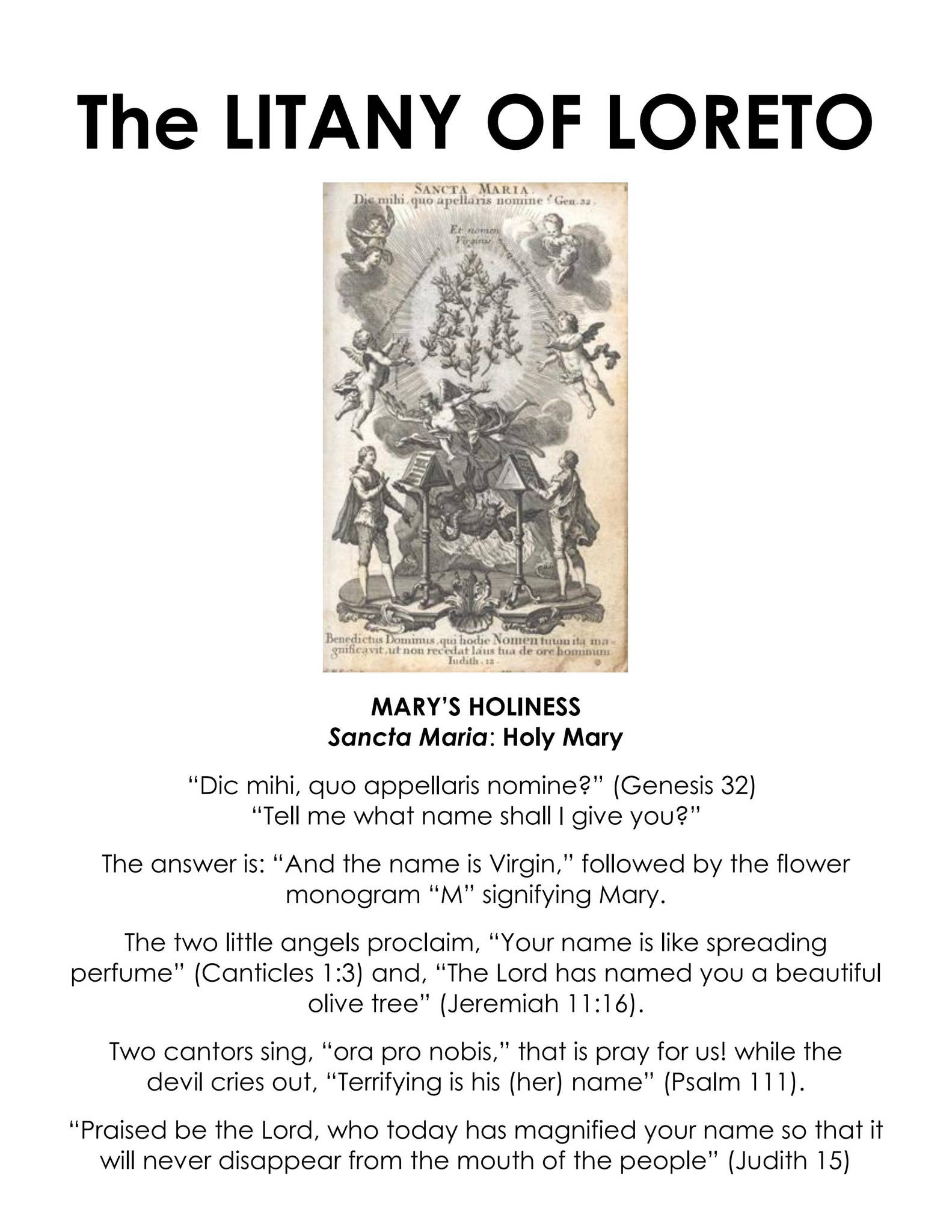 Litany of Loreto by Communication Innovation - Issuu