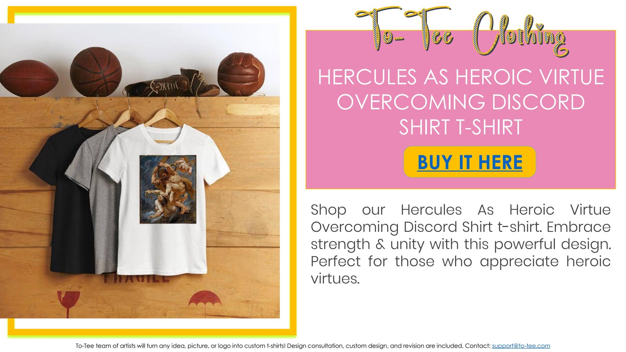 Hercules As Heroic Virtue Overcoming Discord Shirt t-shirt by ...