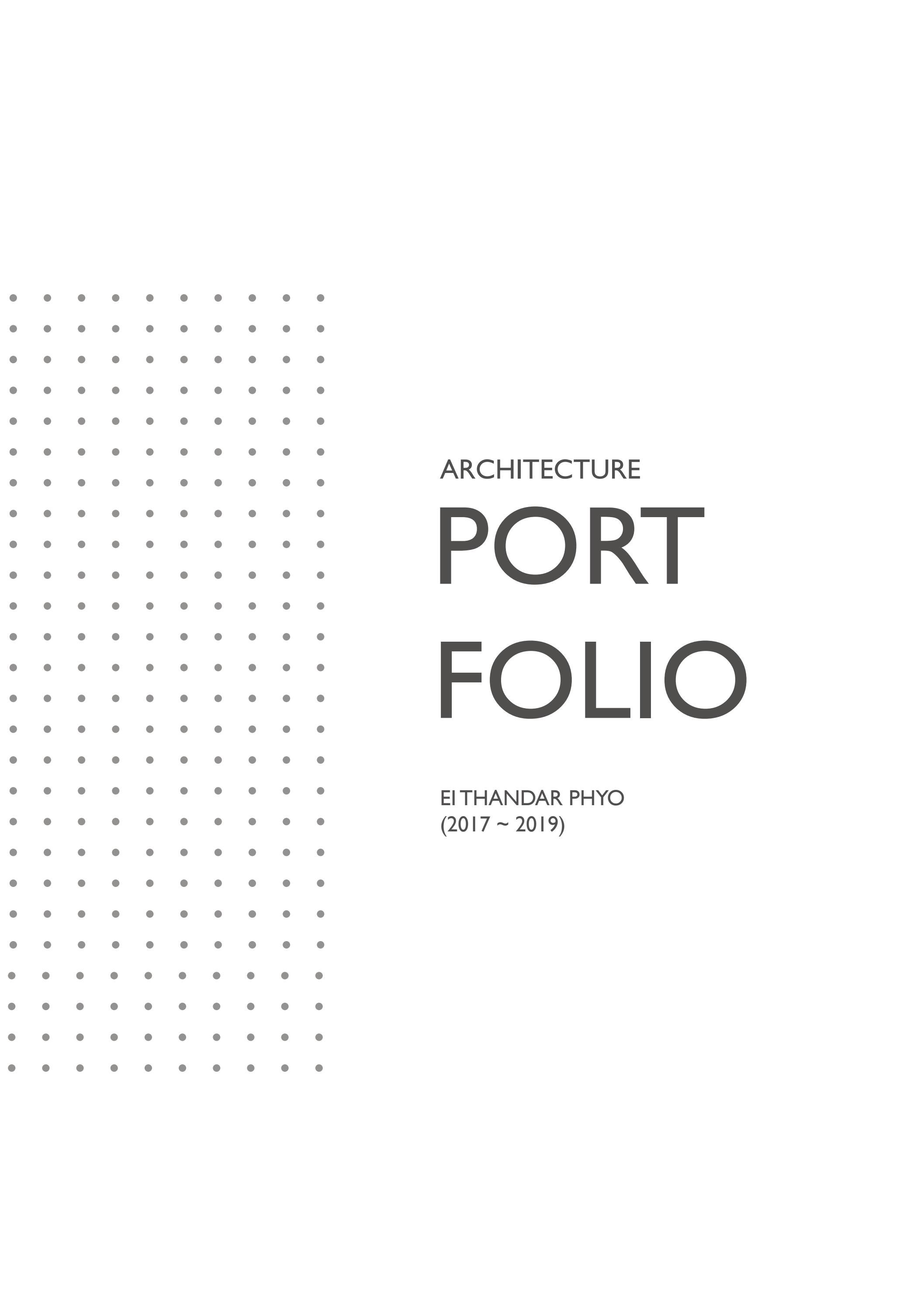 Architecture Portfolio by Ei Thandar Phyo - Issuu