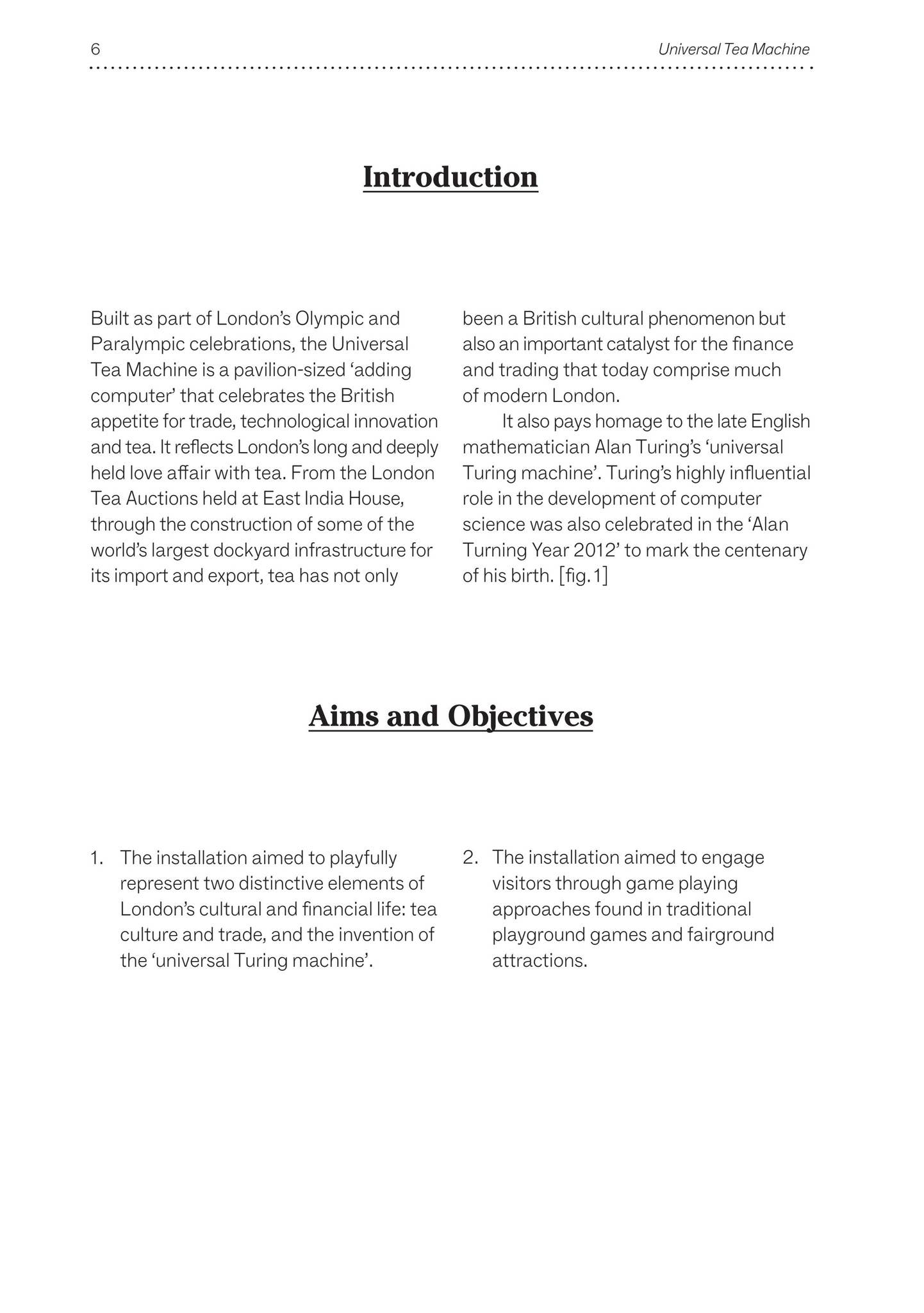 Universal Tea Machine by Smout Allen by The Bartlett School of ...