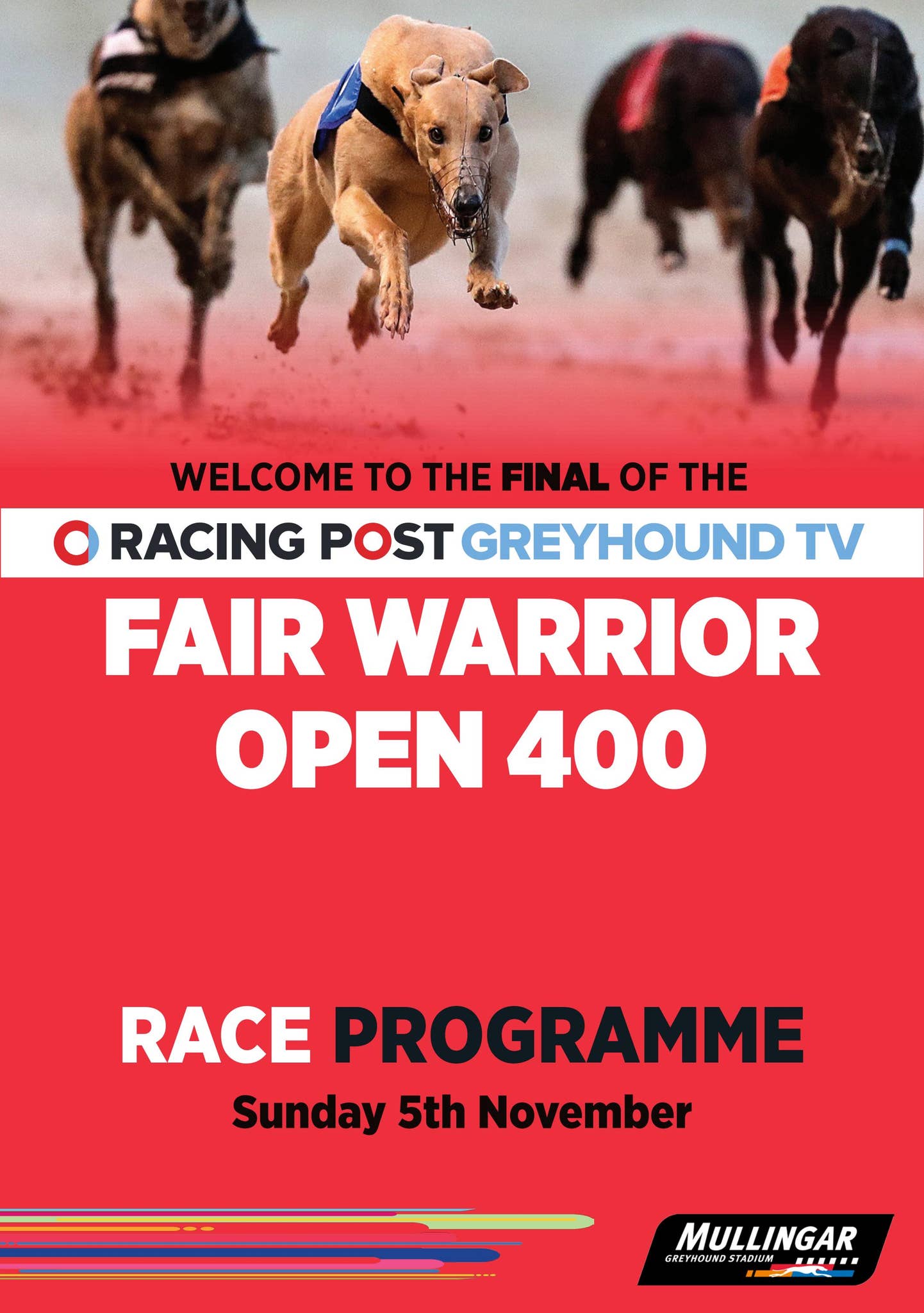 RPGTV Fair Warrior Final Race Programme Sunday 5th November by ...
