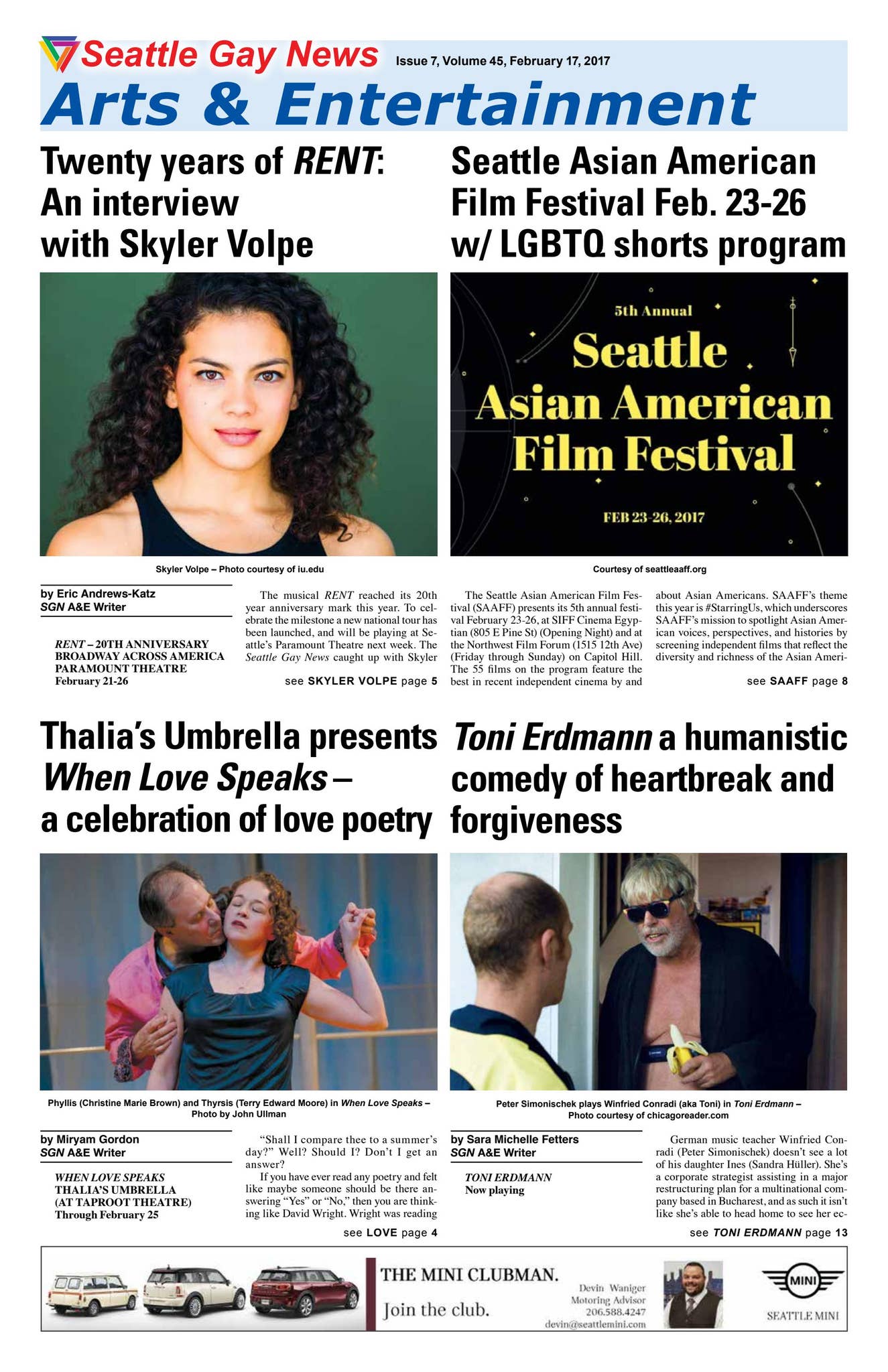 SGN February 17, 2017 - Section 2 by SGN (Seattle Gay News) Archives ...