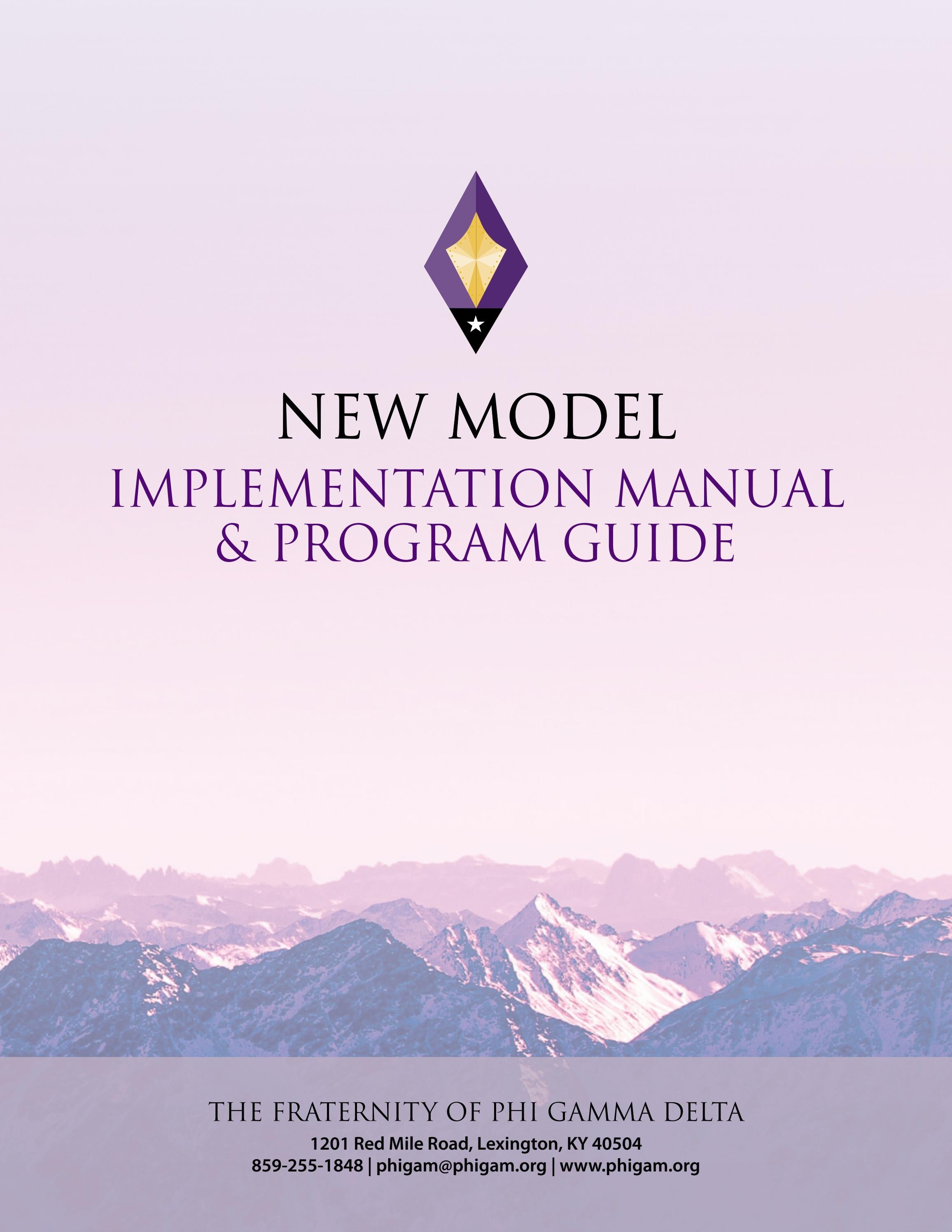 New Model Implementation & Program Guide by PhiGammaDelta - Issuu
