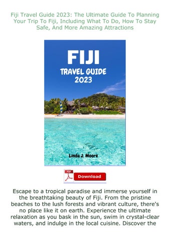 [EPUB] Fiji Travel Guide 2023: The Ultimate Guide To Planning Your Trip ...