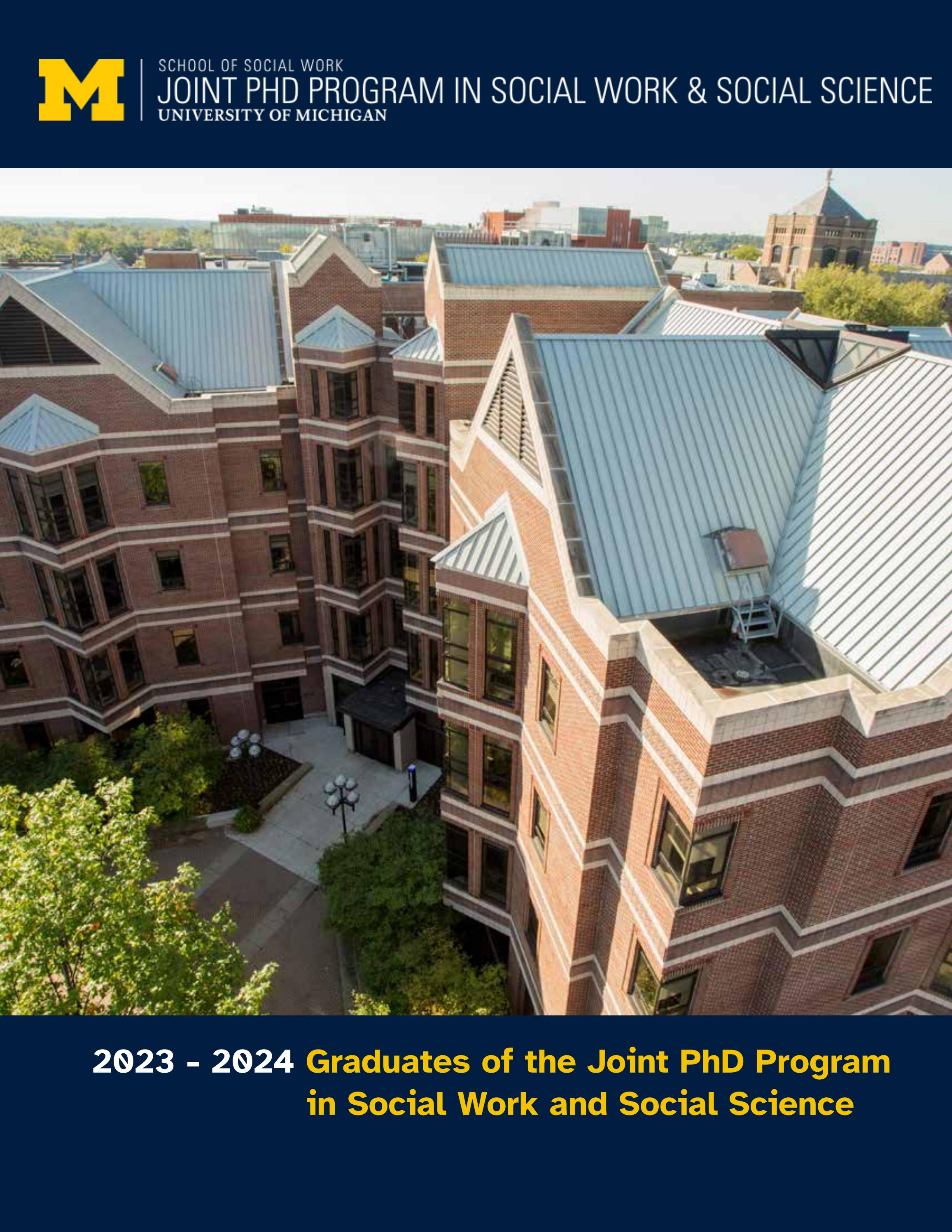 PhD Jobs Brochure 2023-24 by University of Michigan School of Social ...