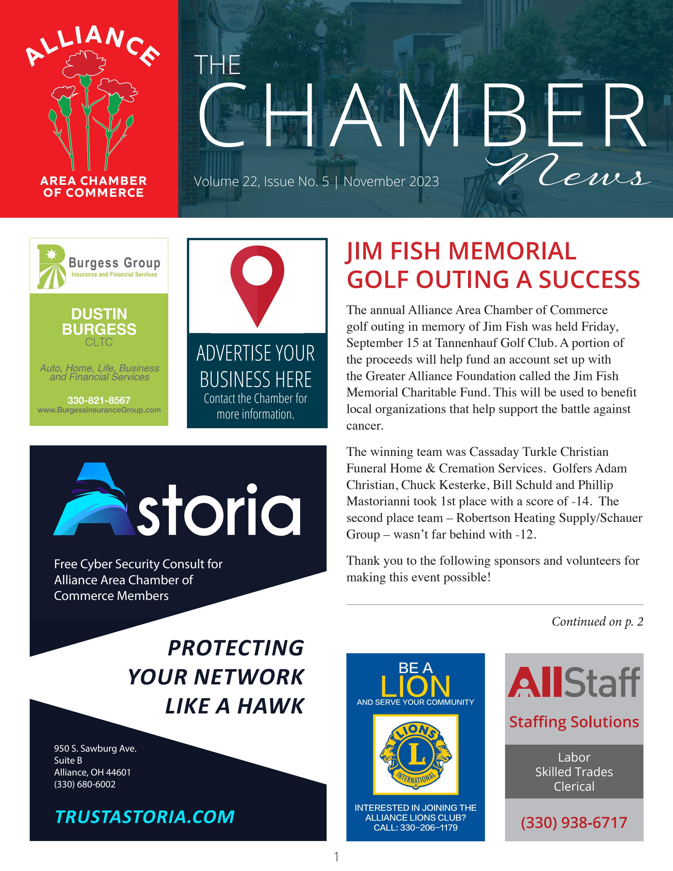 September - October 2023 Chamber Newsletter by AllianceAreaChamber - Issuu