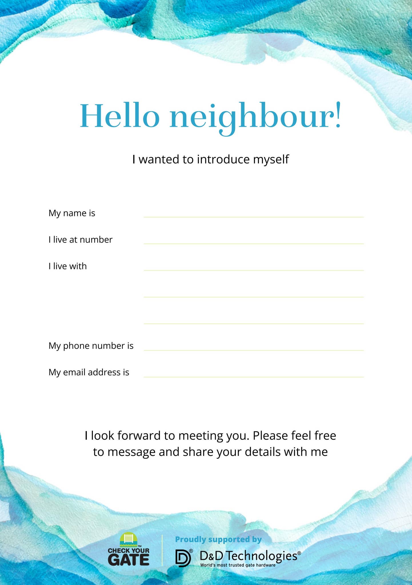 Neighbour Cards by D&D Technologies - Issuu