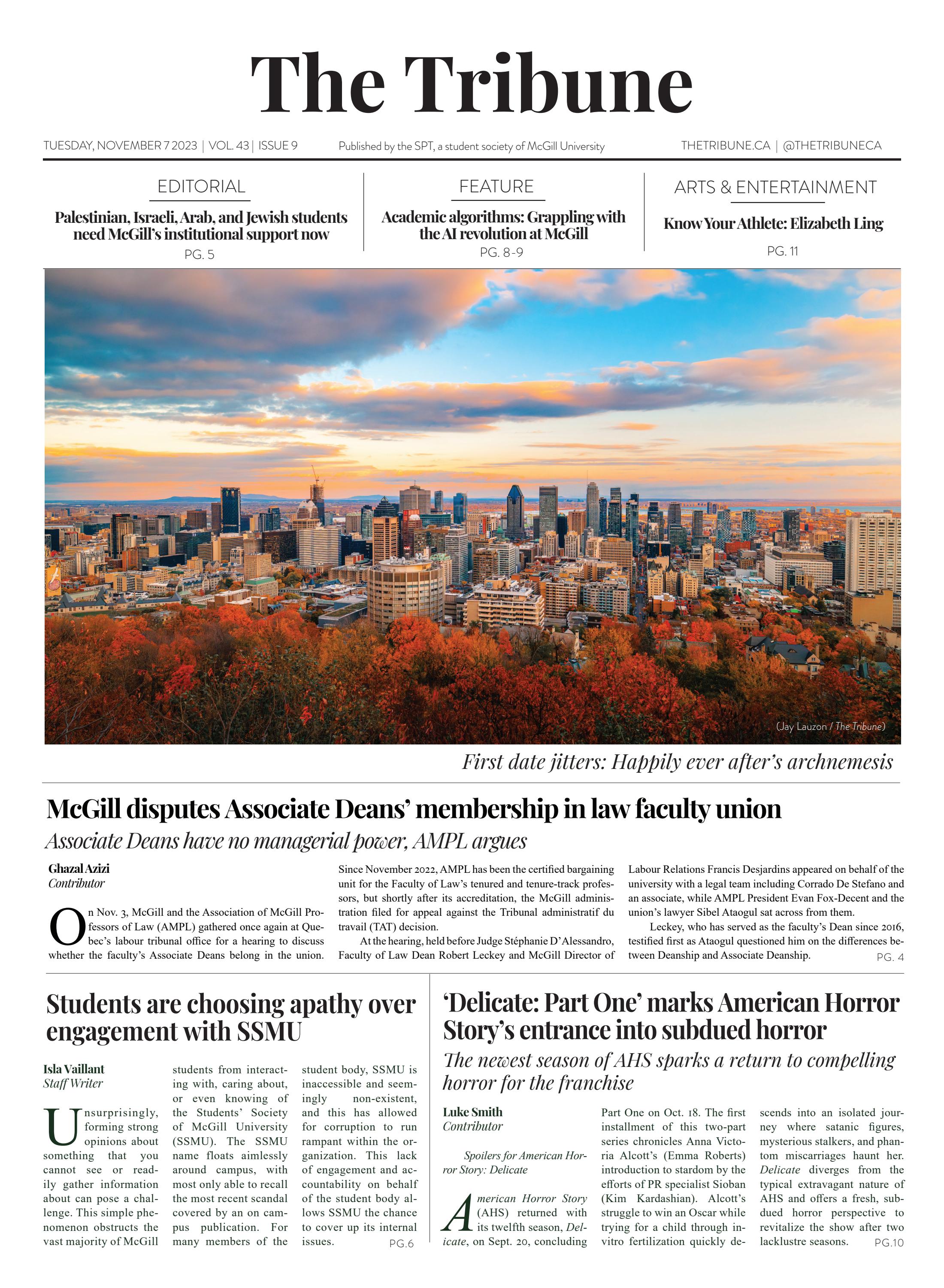 The Tribune Vol. 43, Issue 9 by The Tribune - Issuu