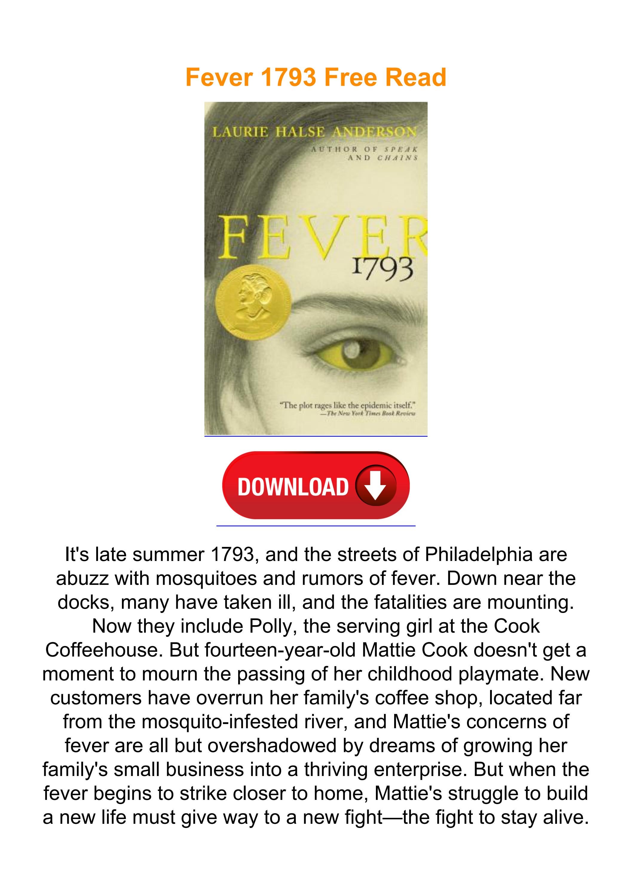 Fever 1793 Free Read by clairpayel - Issuu