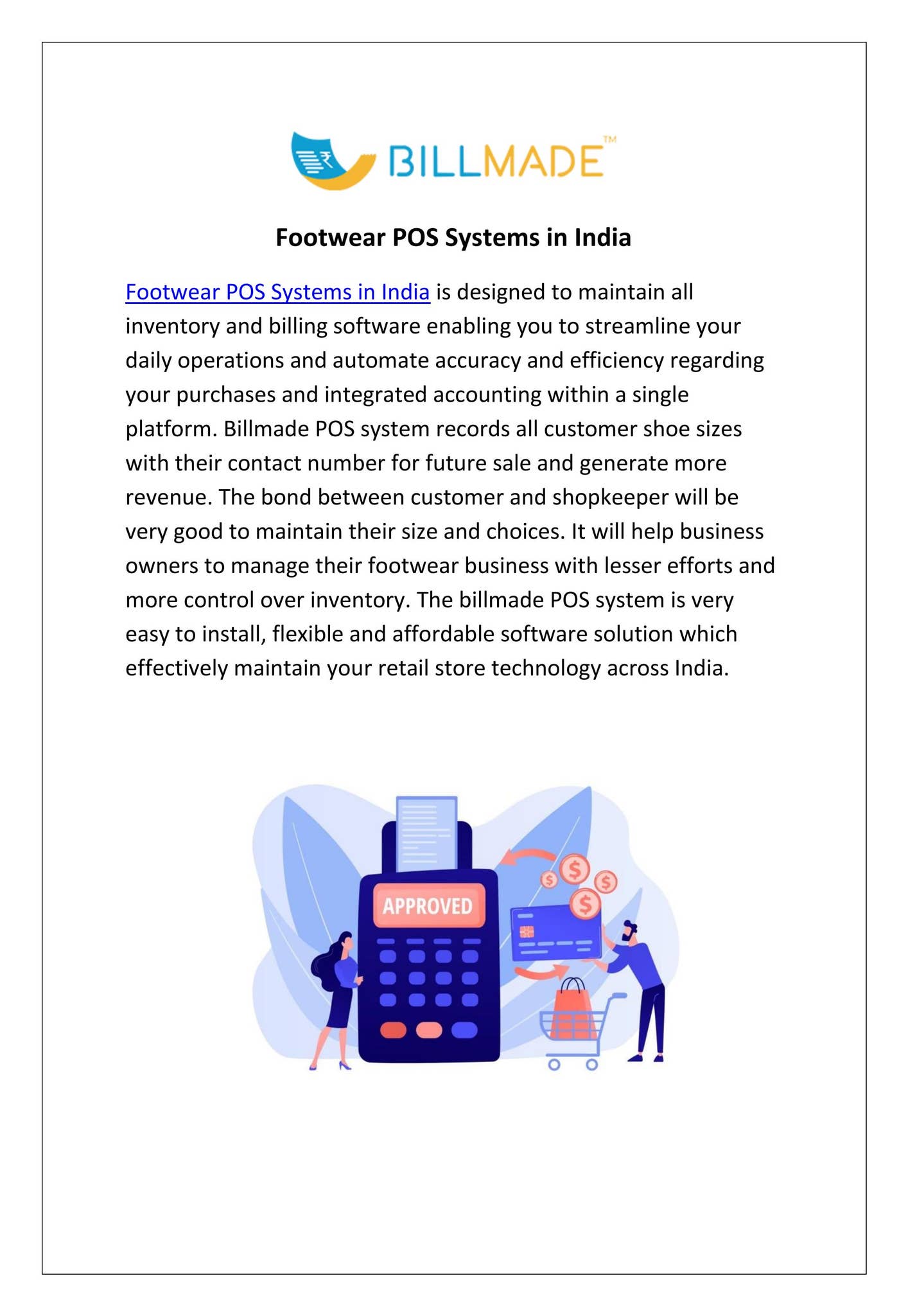 Footwear POS Systems in India by Bill Made - Issuu