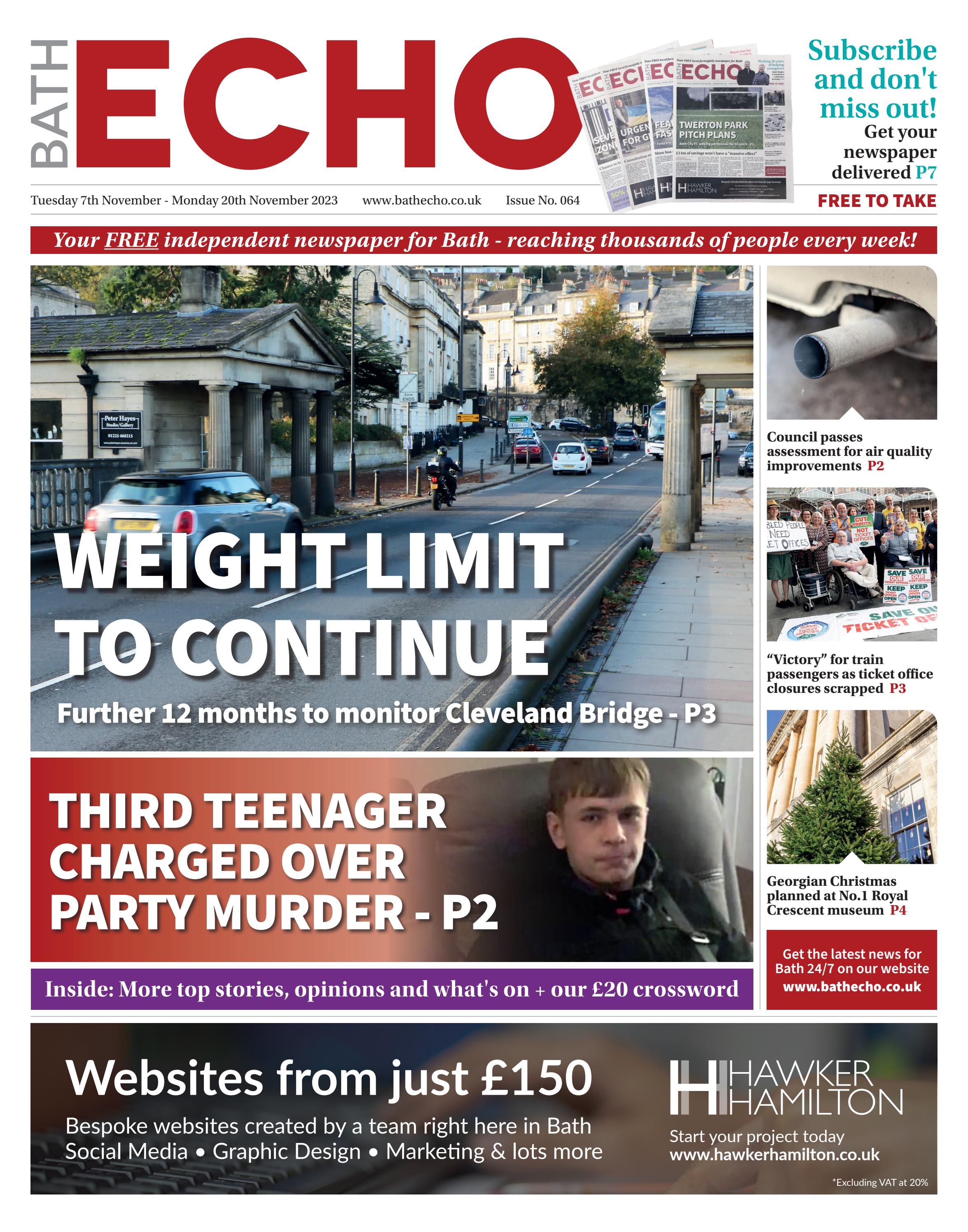 Bath Echo - Issue 064 - 07/11/2023 by Media Bath - Issuu
