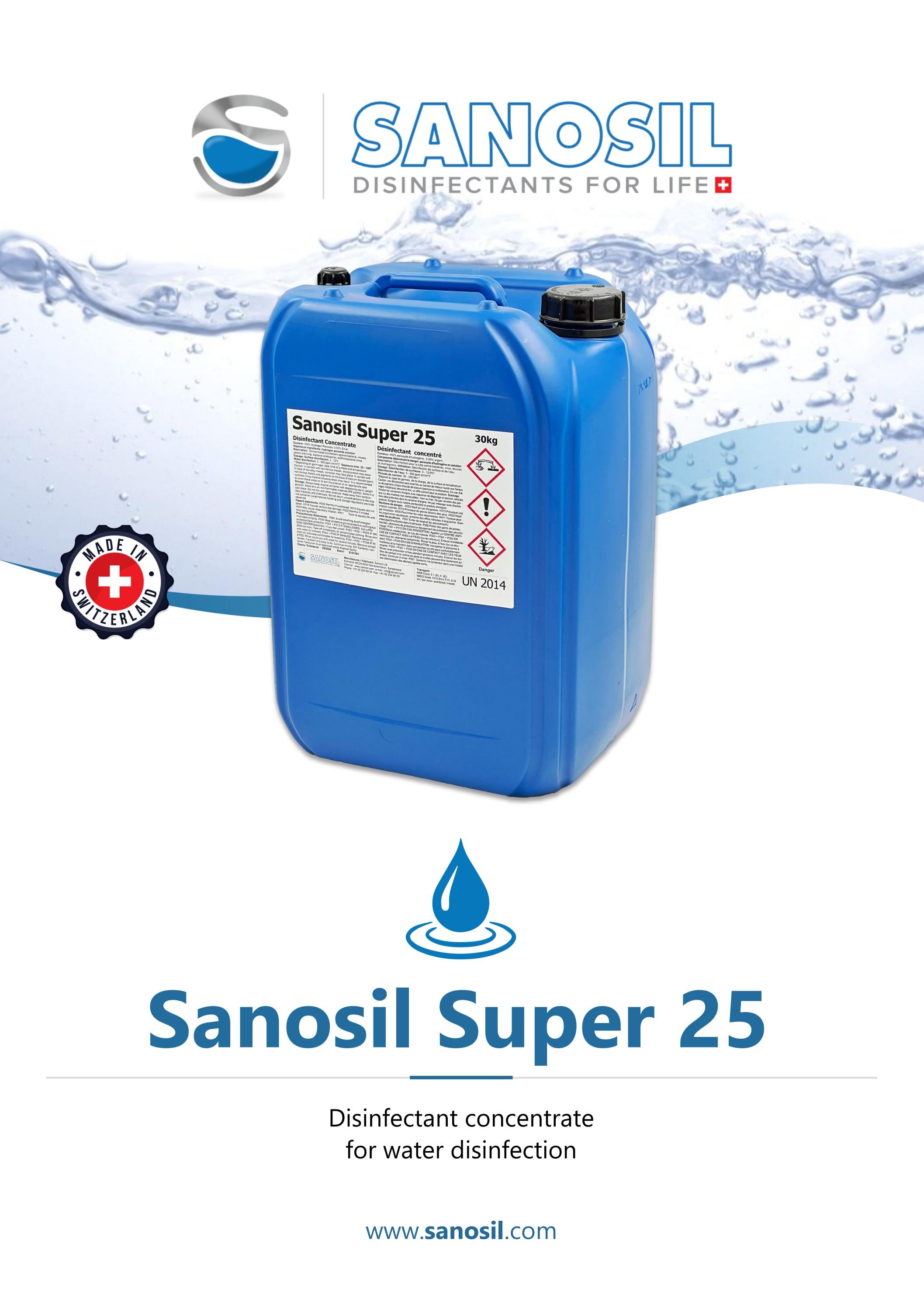 Sanosil Super 25 Water Disinfectant EN by Sanosil - Issuu