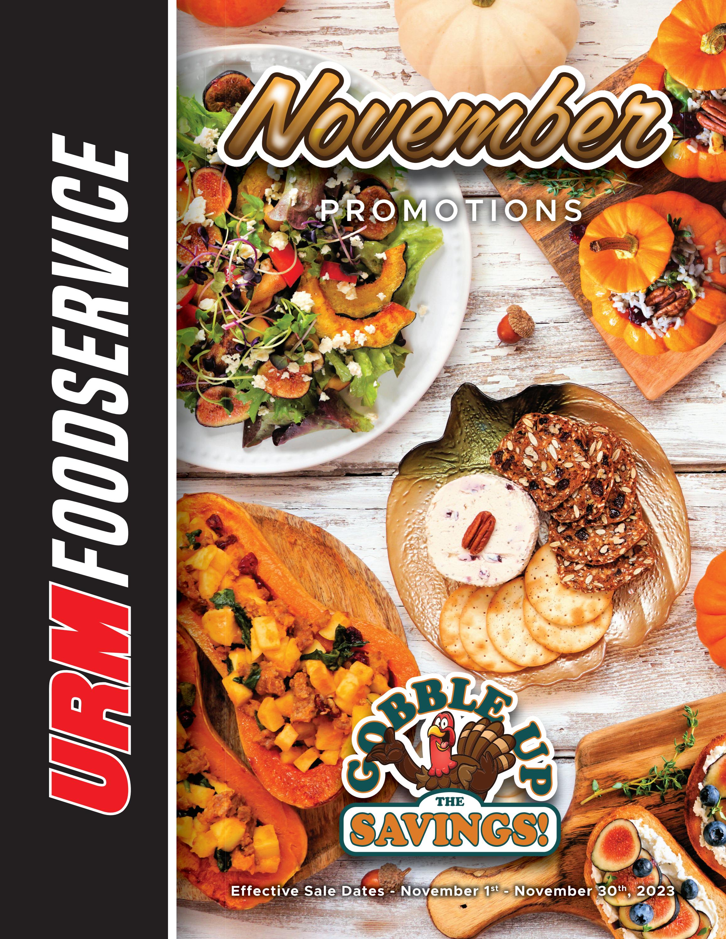 URM Foodservice November Flyer promotion by URM Foodservice - Issuu