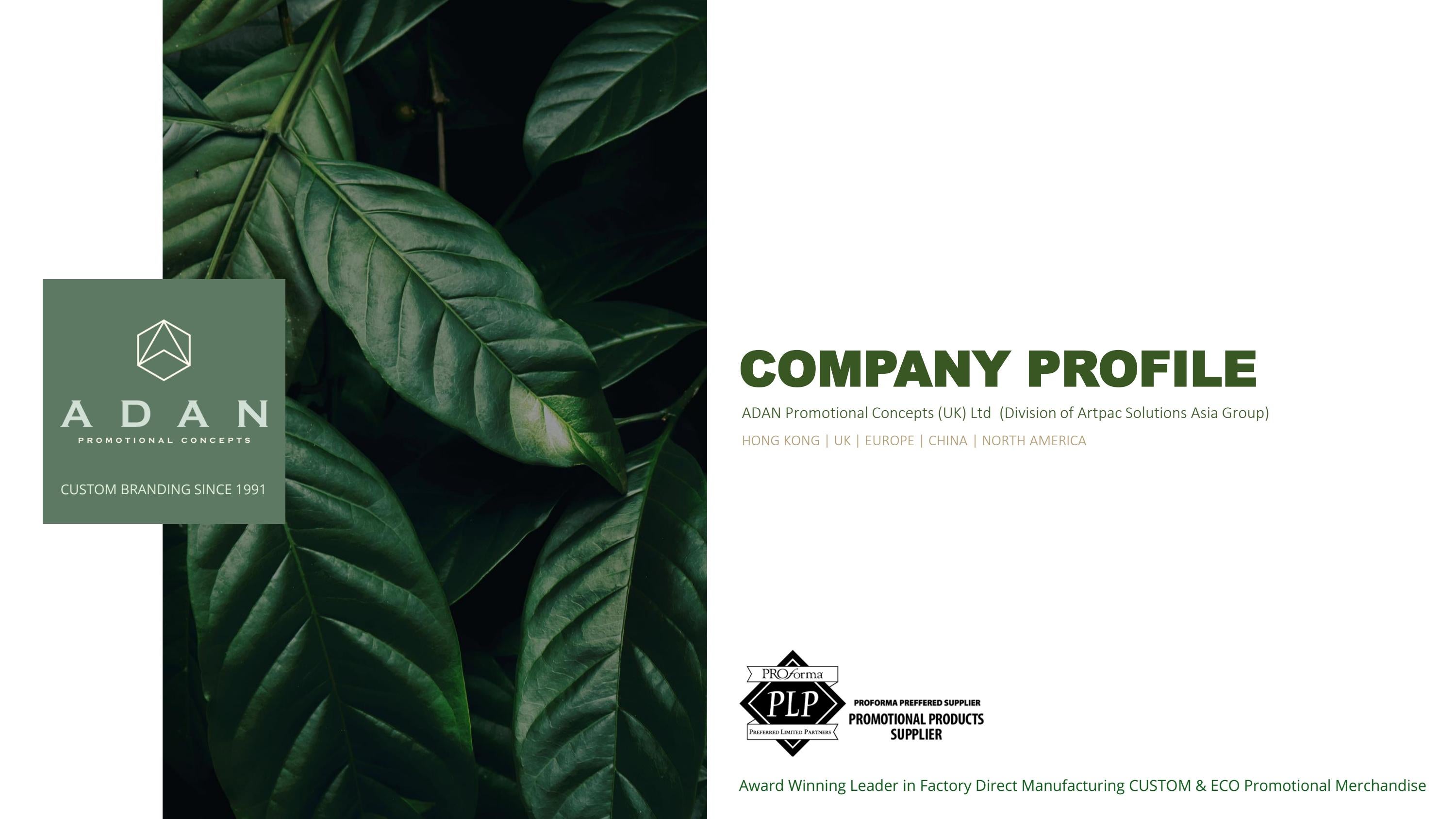 Adan Promotional Concepts |Company Profile 2023 by Adan Promotional ...
